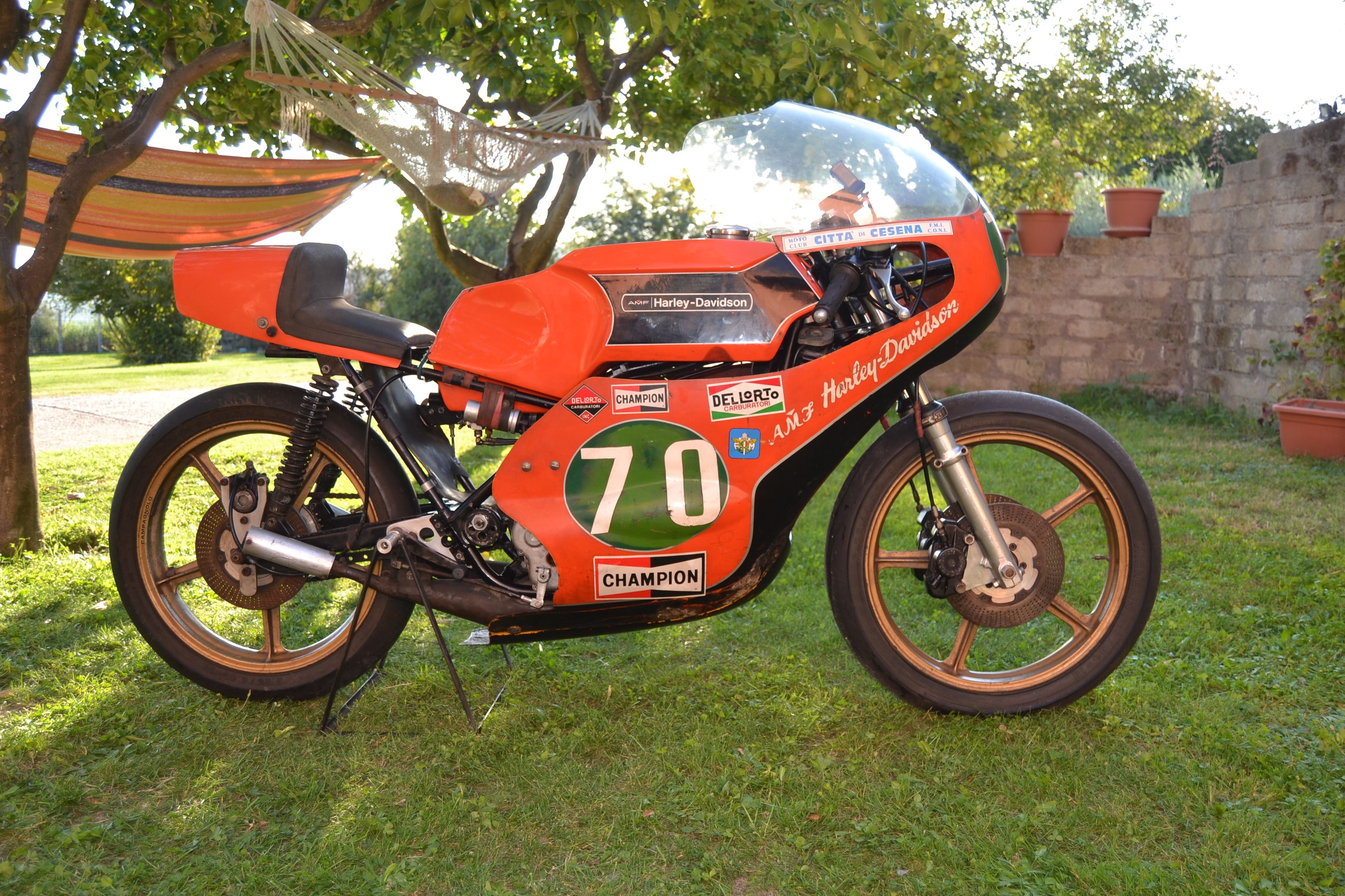 c.1974 AMF Harley-Davidson 250cc Grand Prix Racing Motorcycle Frame no ...
