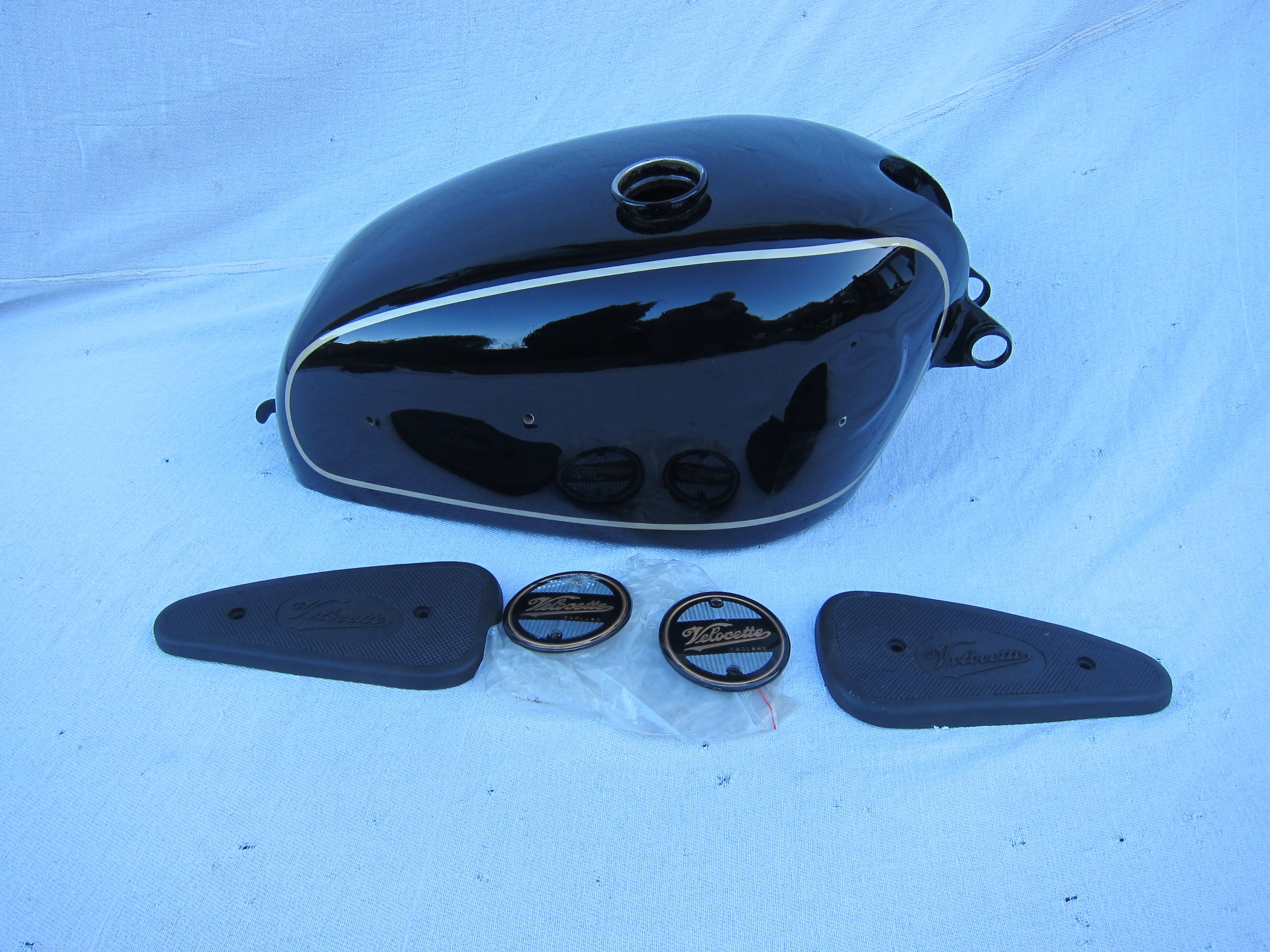 Bonhams Cars : A Velocette Petrol Tank, ((Qty))