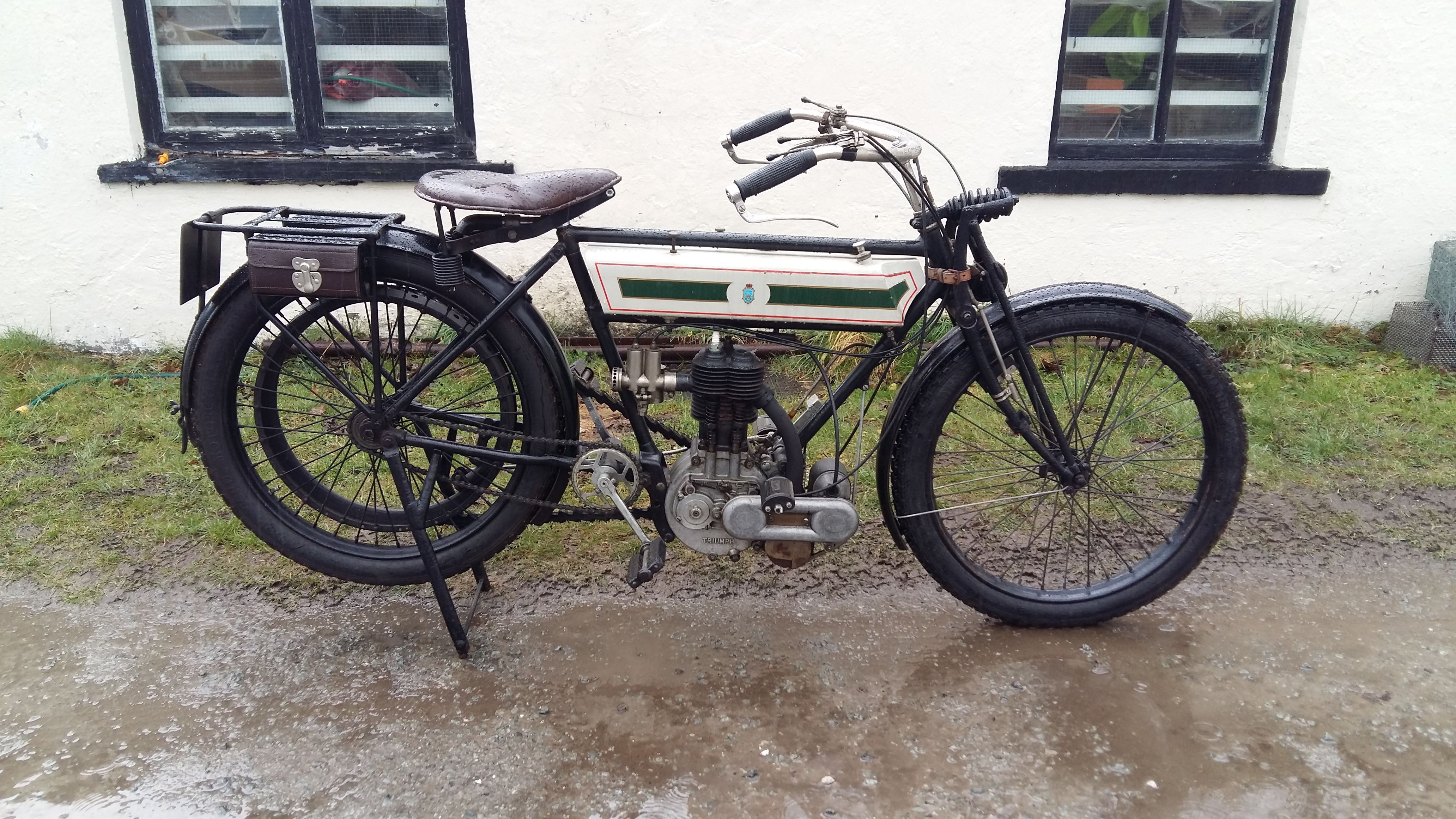 Bonhams Cars : 1912 Triumph 3½hp Frame no. 191344 Engine no. 17994