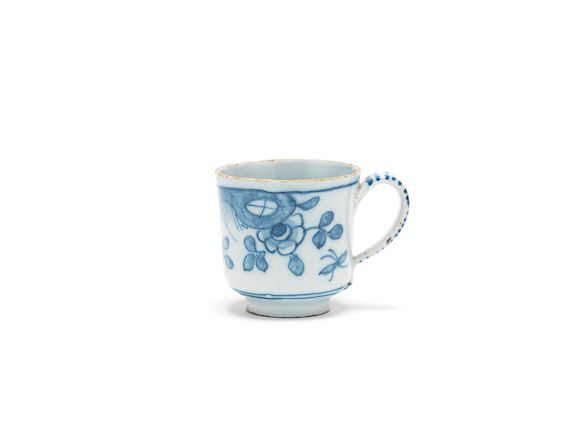 Bonhams : A rare English delftware cup, circa 1760