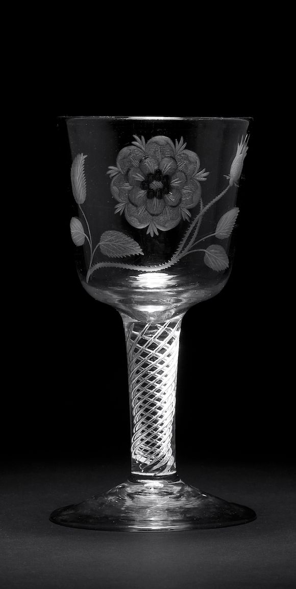 Bonhams : A Jacobite goblet Circa 1750