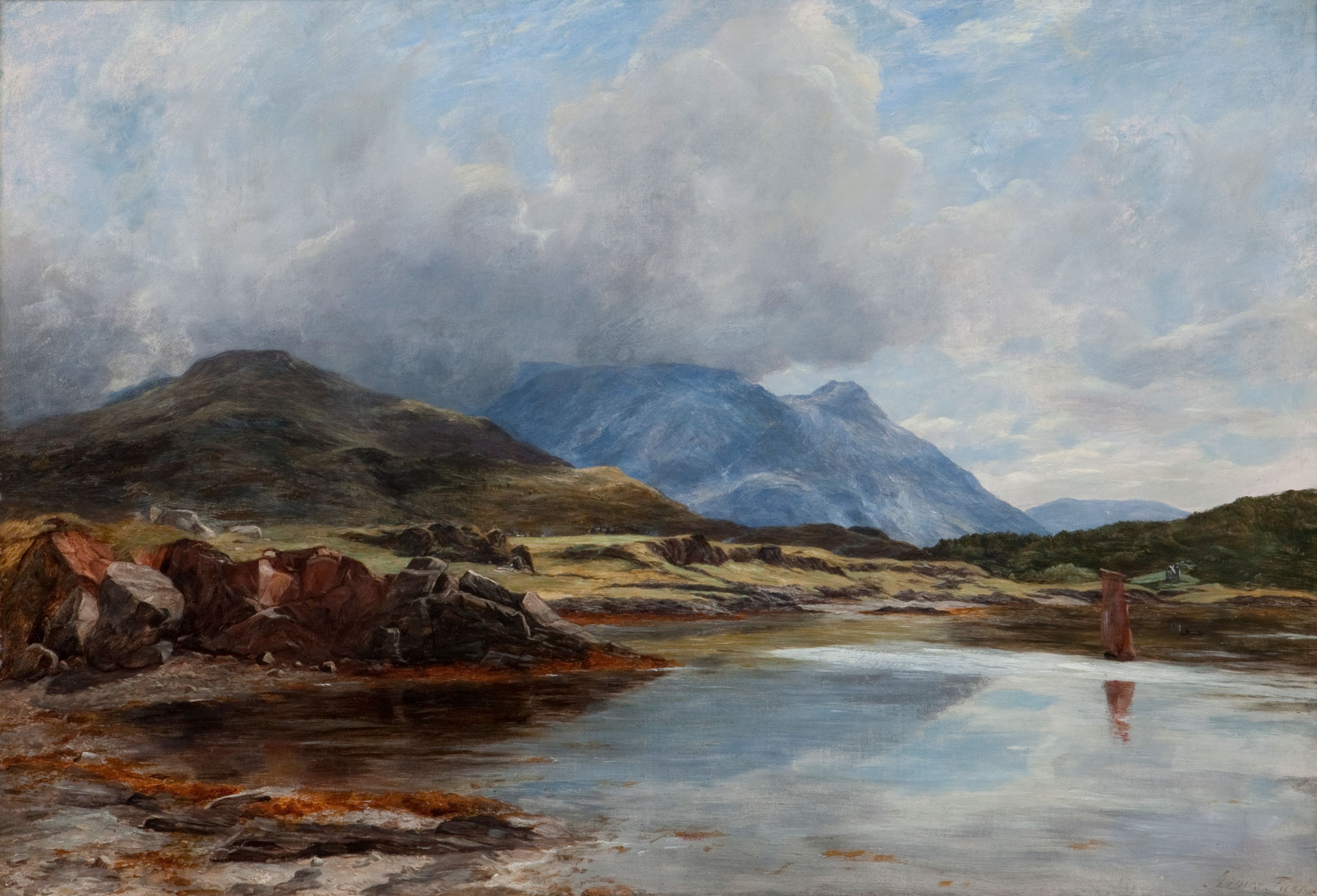 Bonhams : James Faed Jnr (British, 1856-1920) The Mountains of Mull ...