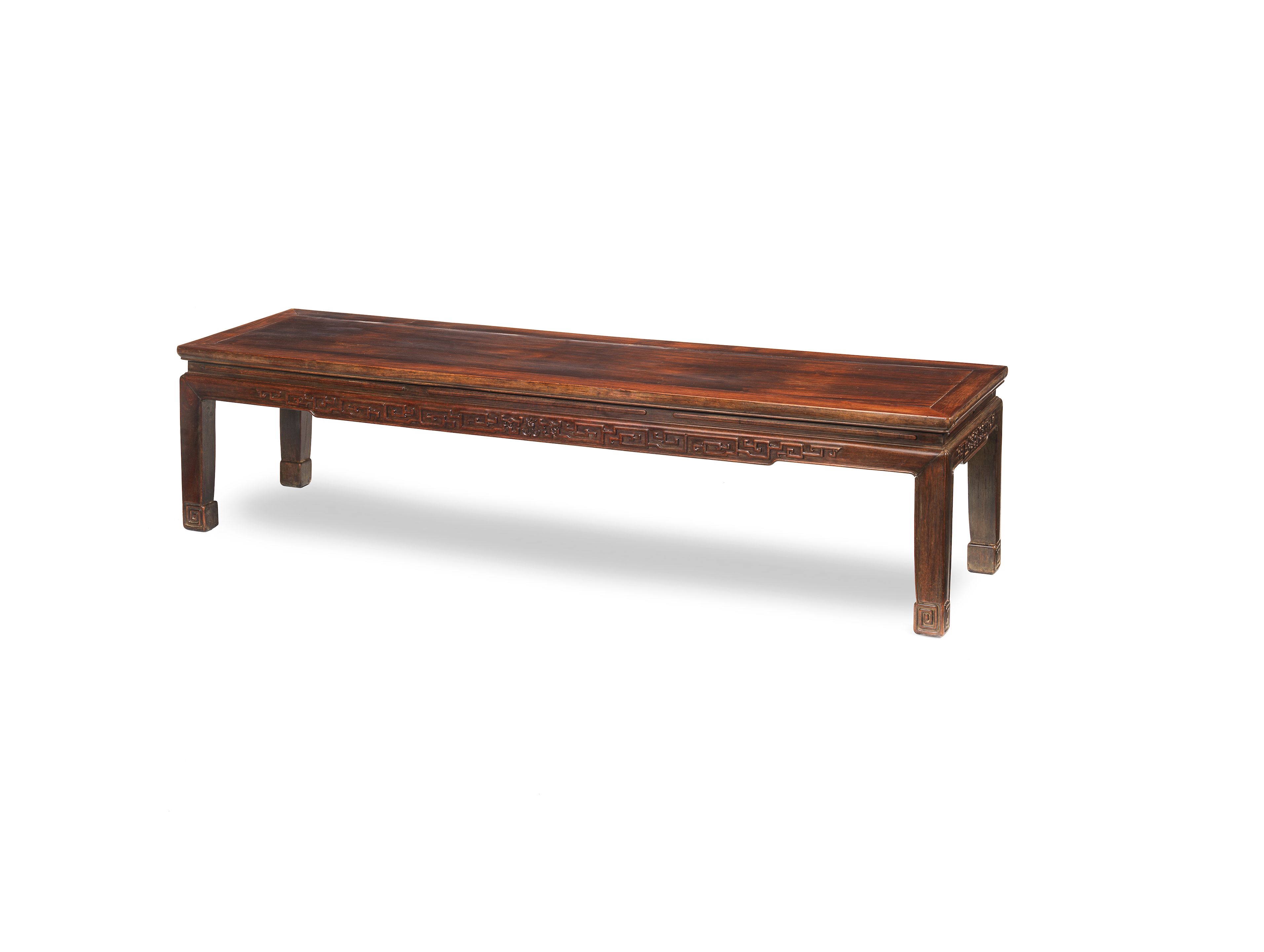 Bonhams : A hardwood low rectangular table 19th century