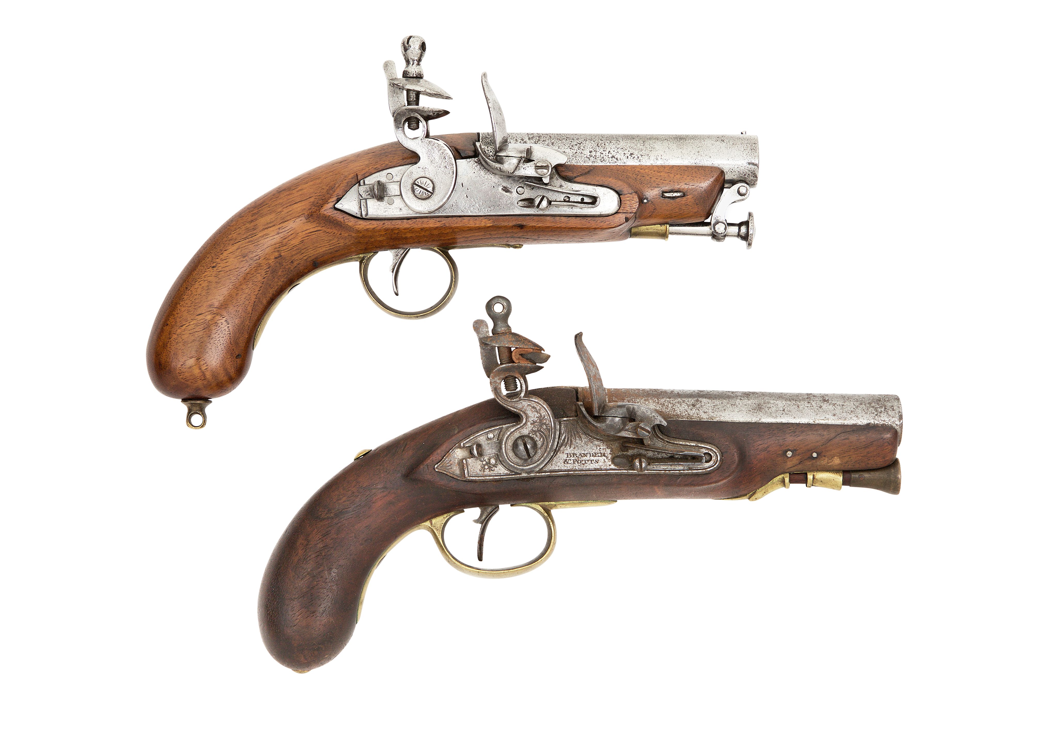 Bonhams : A 16-Bore Flintlock Pistol Of Coastguard Type