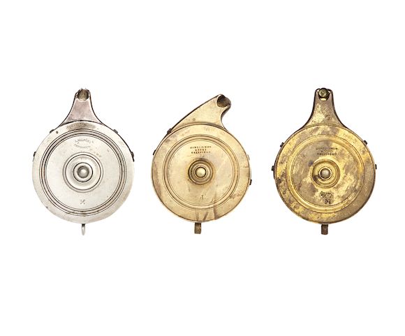 Bonhams : Three Circular Percussion Cap Dispensers