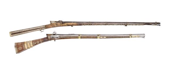 Bonhams : A Turkish 32-Bore Miquelet-Lock Rifle (Shishana)