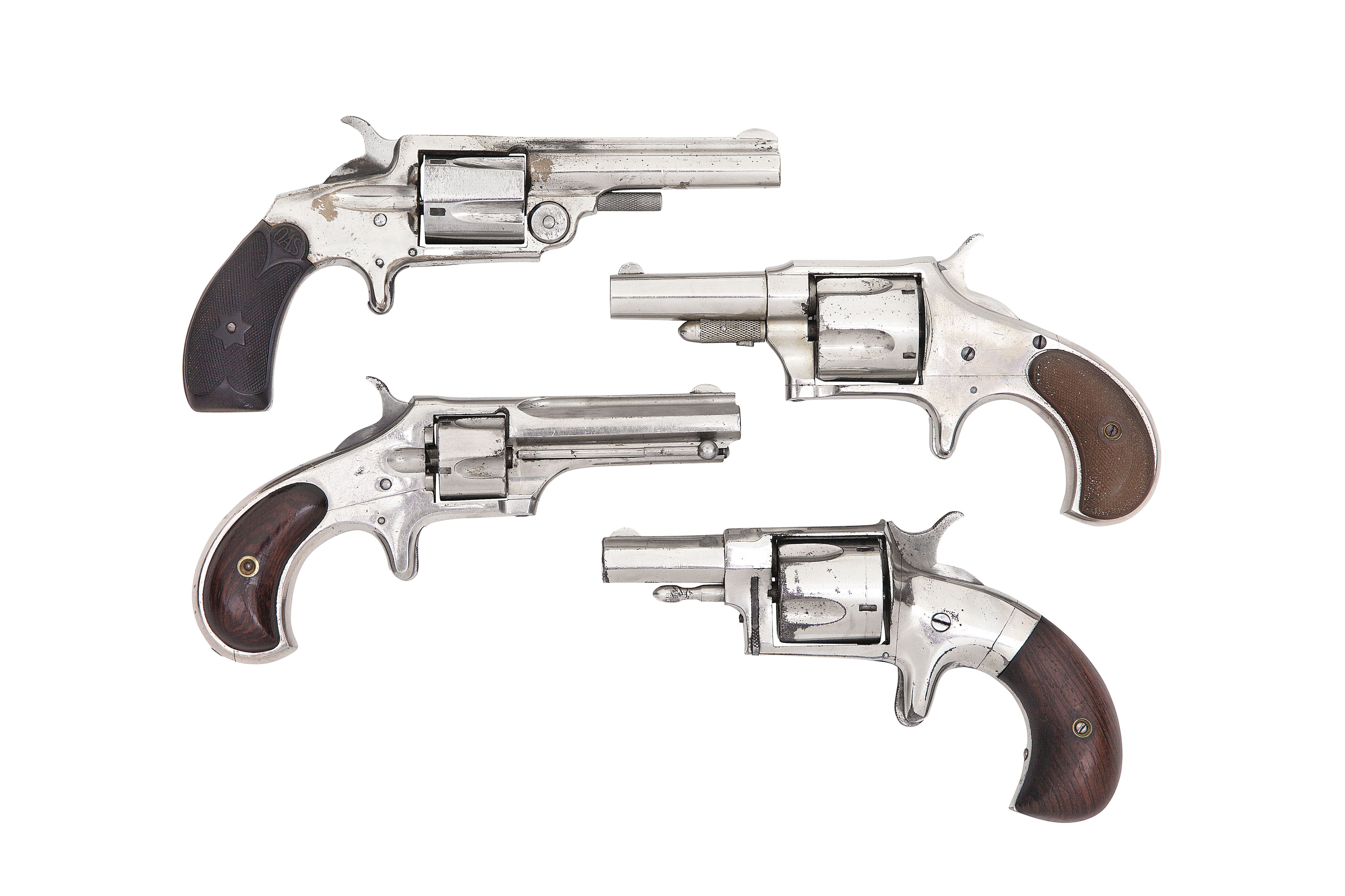 Bonhams : A .32 Rim-Fire Smith's New Model Pocket Revolver, And A .32 ...