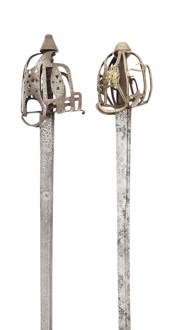 Bonhams : A Scottish Basket-Hilted Backsword