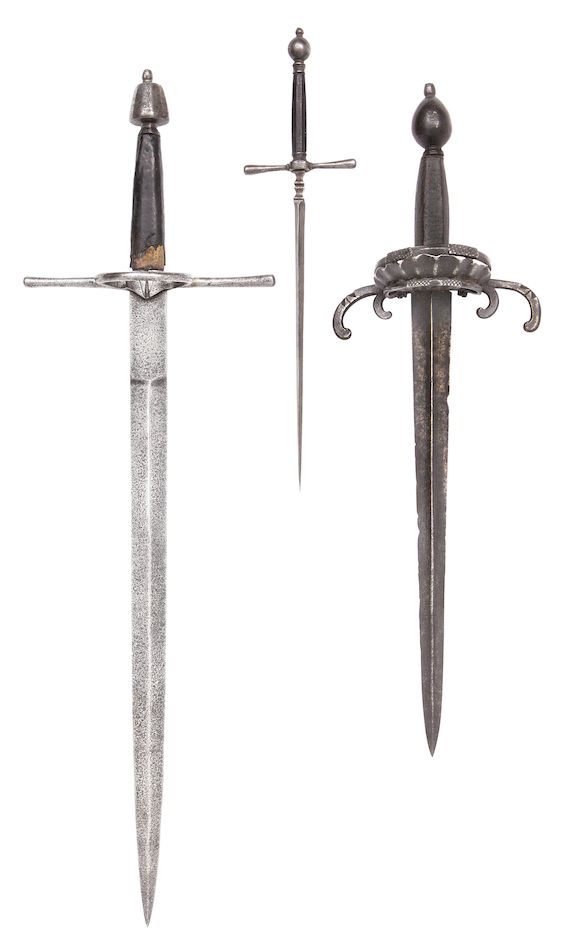 Bonhams : An Italian Left-Hand Dagger With 'Crab-Claw' Hilt