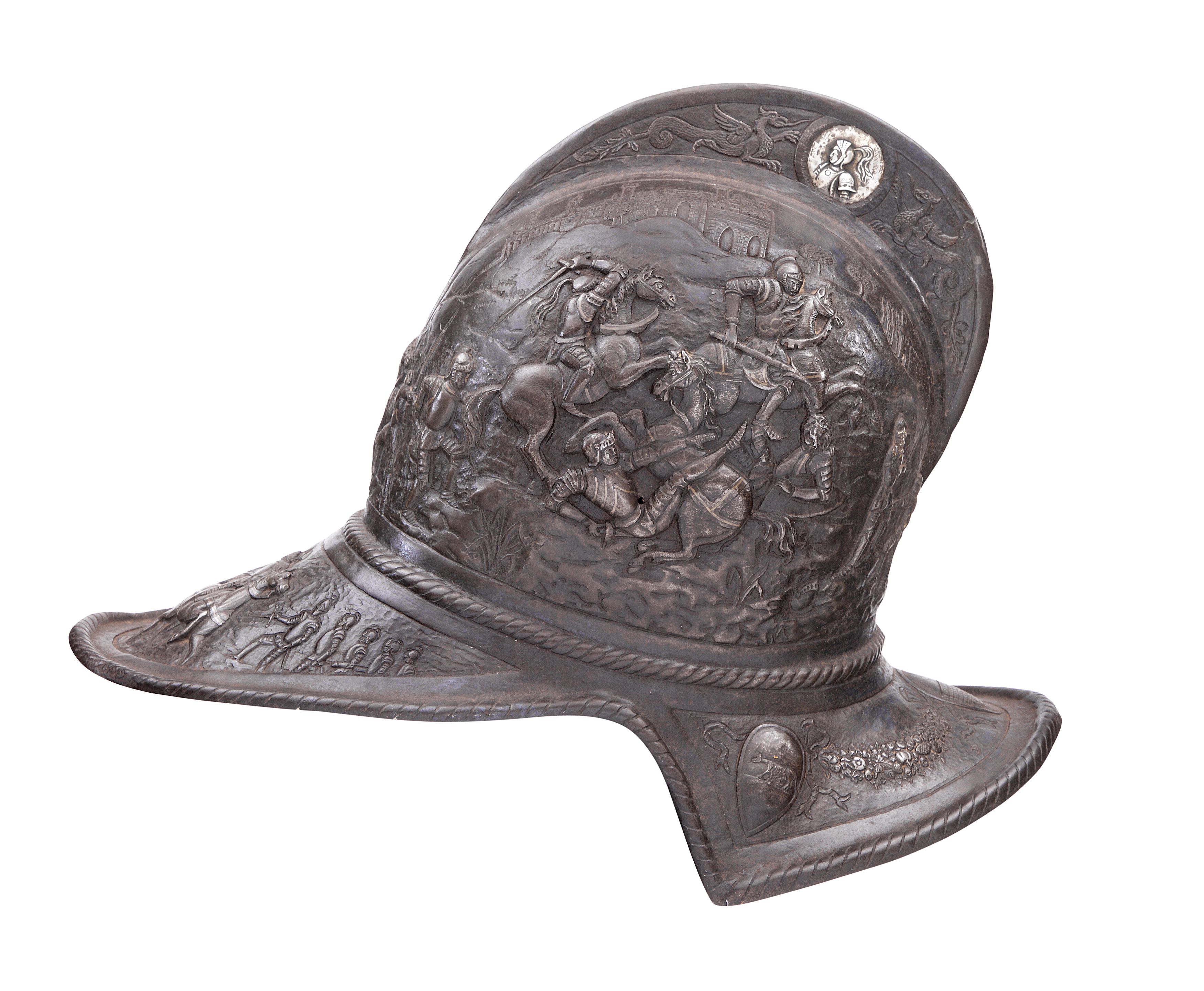 Bonhams : A Century Parade Burgonet In Milanese Style Of The Mid-16th ...