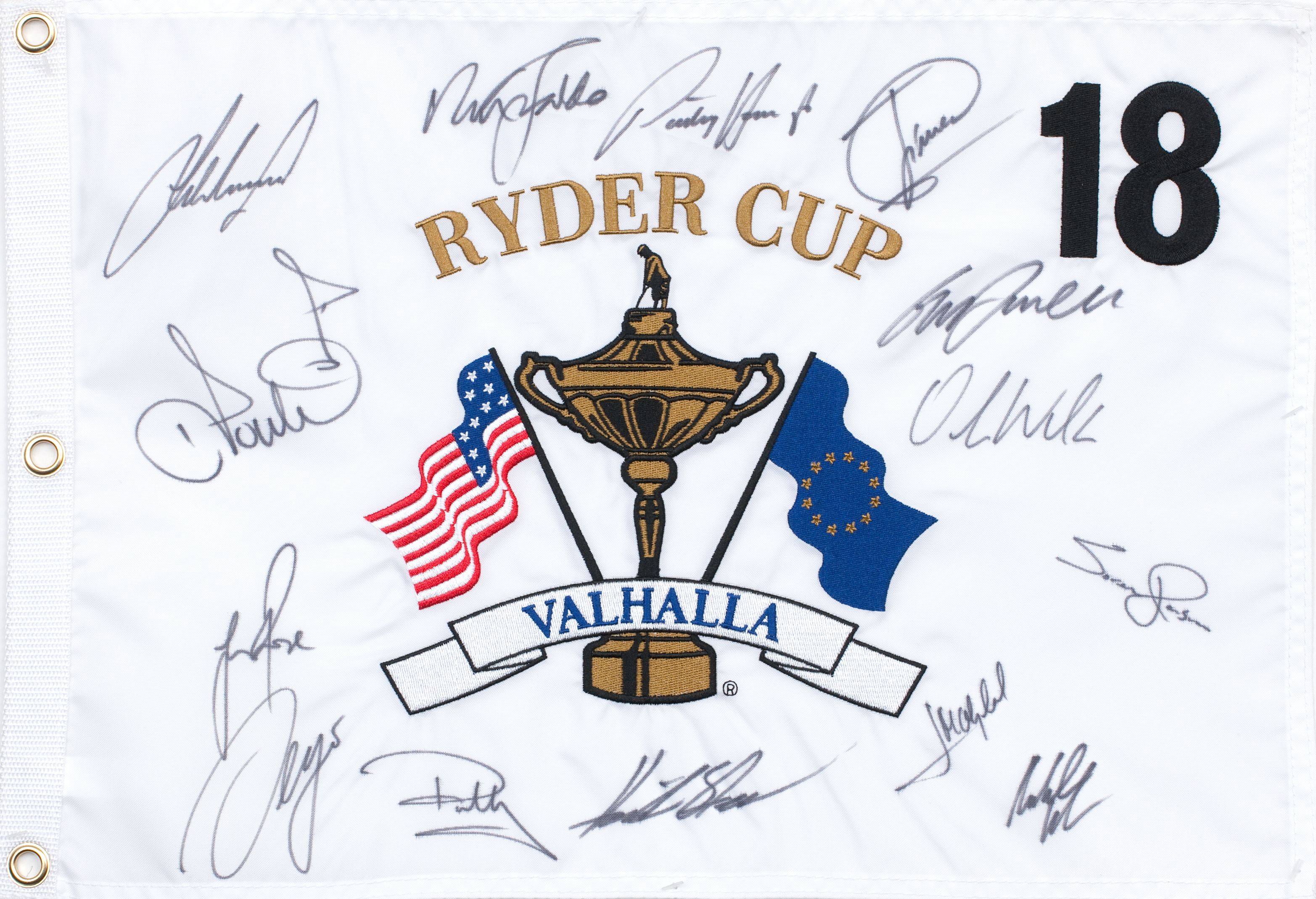 Bonhams : RYDER CUP 2008 AN 18 HOLE VALHALLA FLAG
