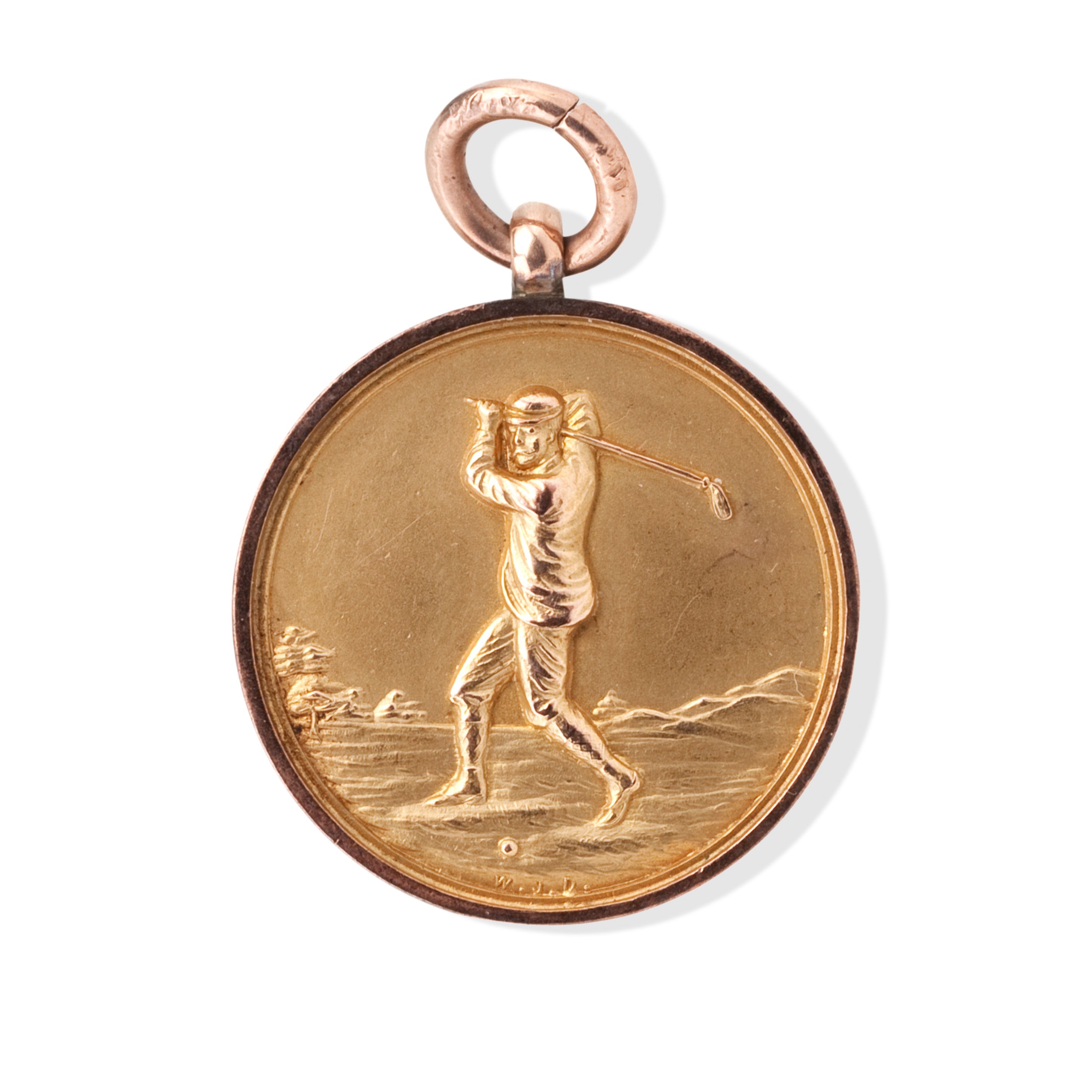 Bonhams : A St. Andrew's golf gold club medal, 1908
