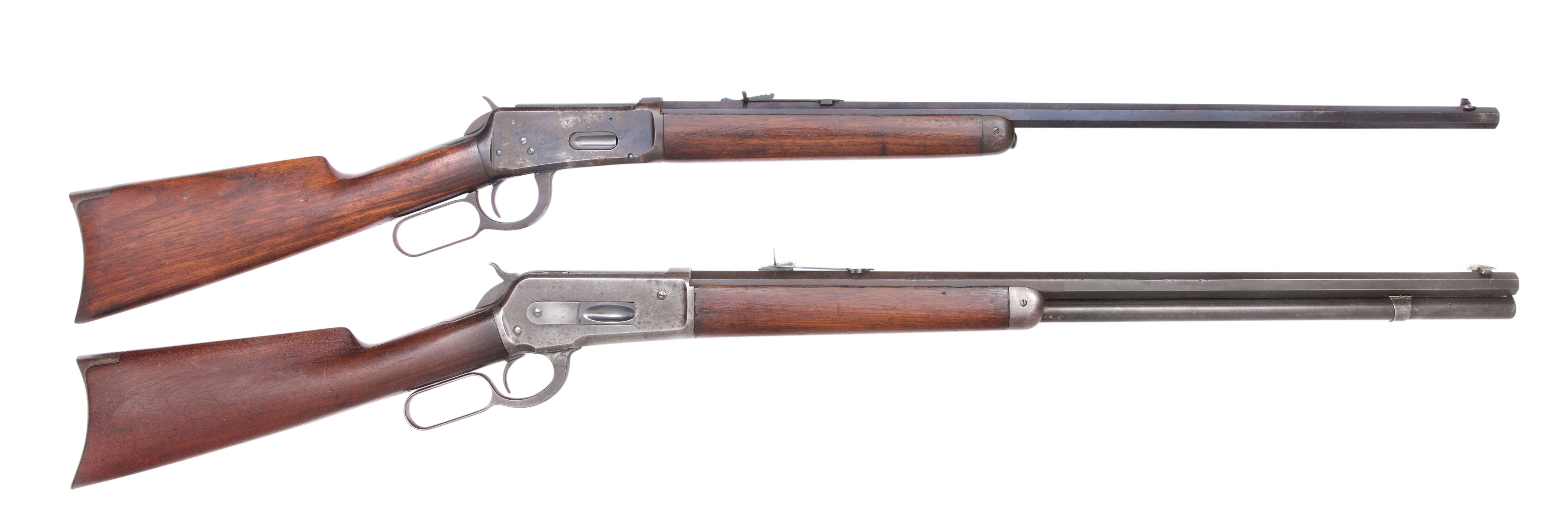 Bonhams : A Winchester .38-56 (W.C.F.) 1886 Model Lever-Action Rifle