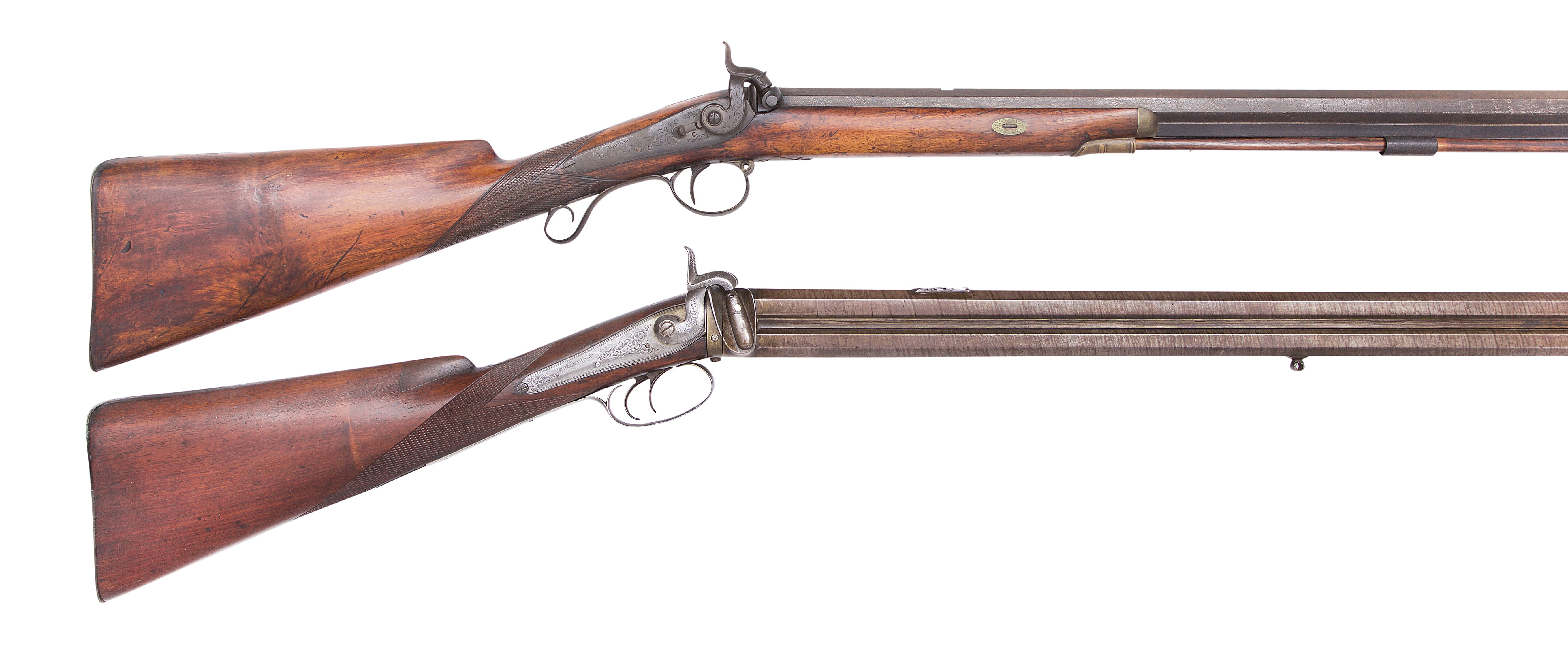 Bonhams : A 26-Bore Percussion Sporting Rifle, And An American 80-Bore ...