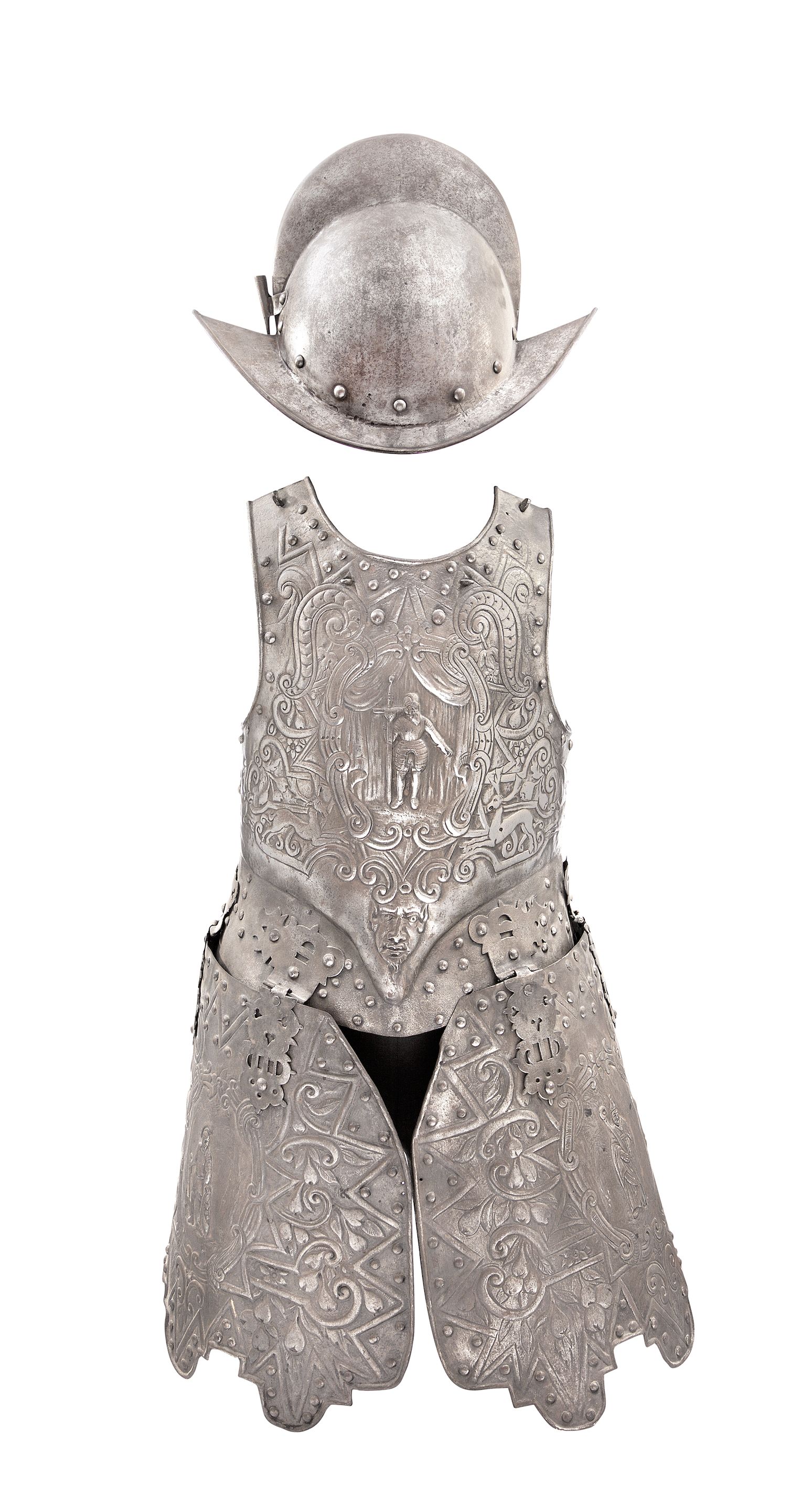 Bonhams : A Decorative Composite Half-Armour In 17th Century Style