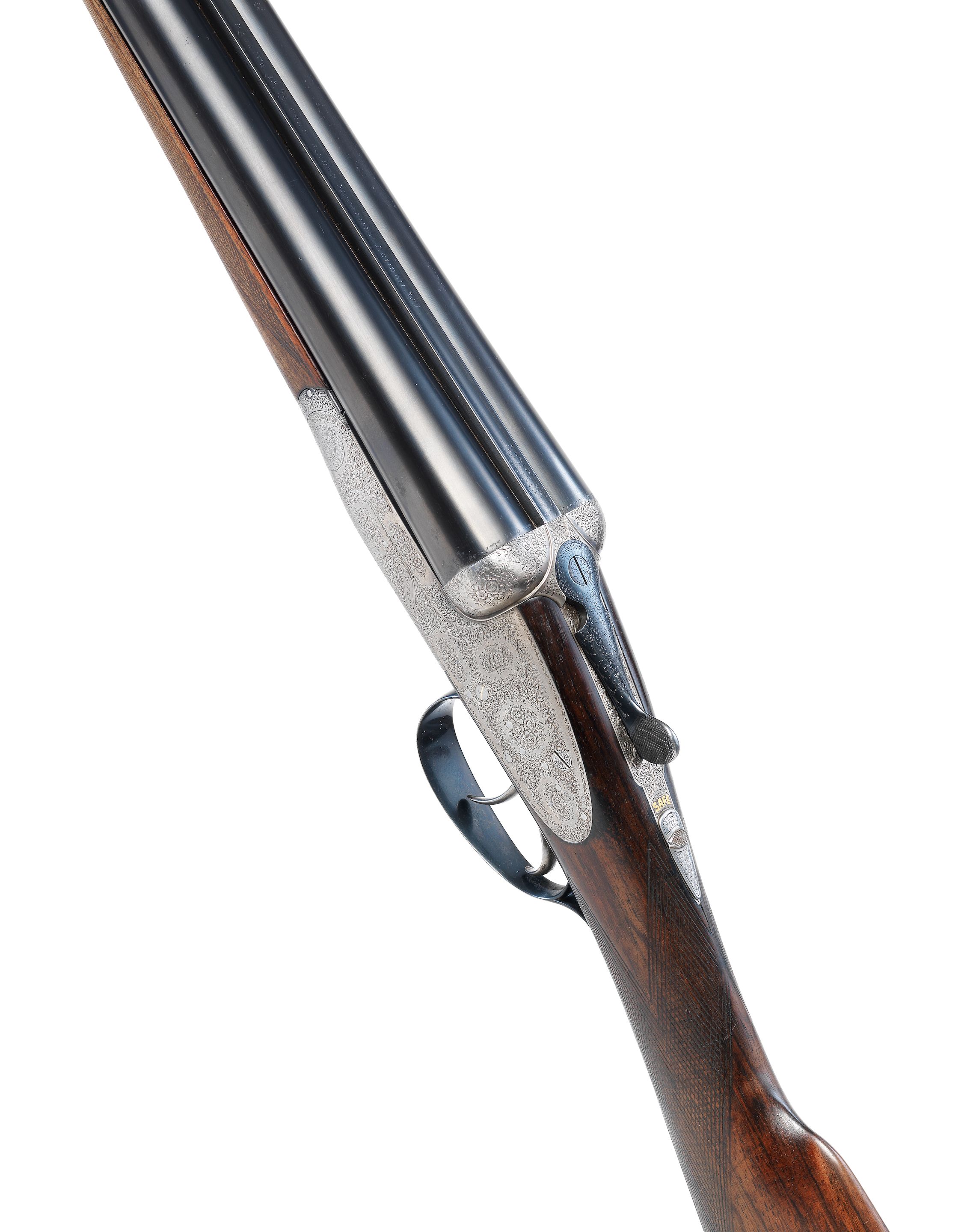 Bonhams : A 12-bore round-bodied self-opening sidelock ejector gun by ...