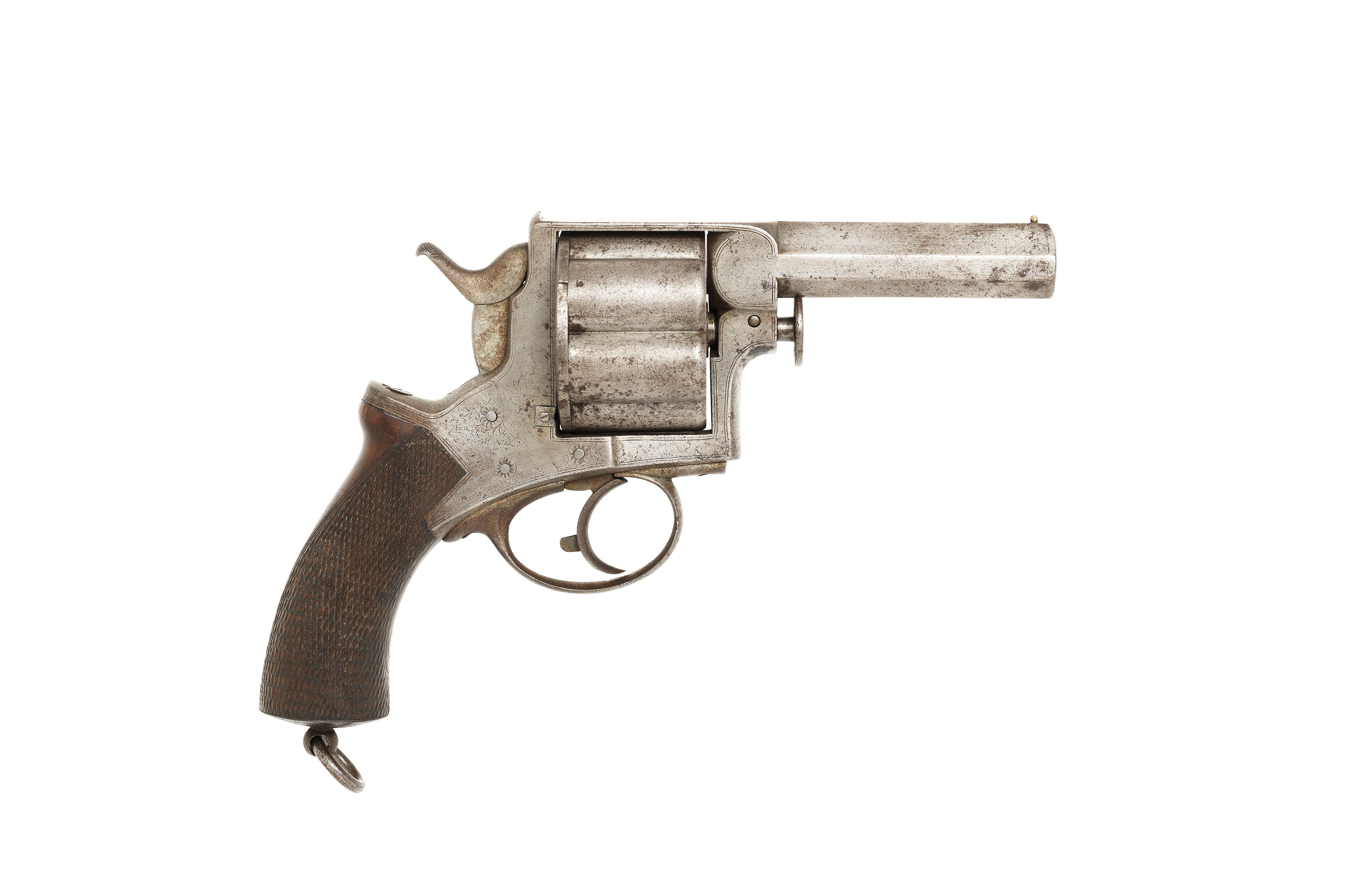 Bonhams : A rare Tranter's patent .577 (Boxer) six-shot double-action ...