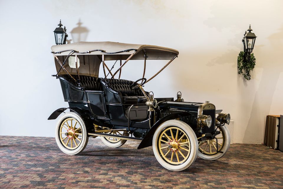 File:1905 Ford Model F Side-Entrance Tonneau, Front Left (Hershey ...