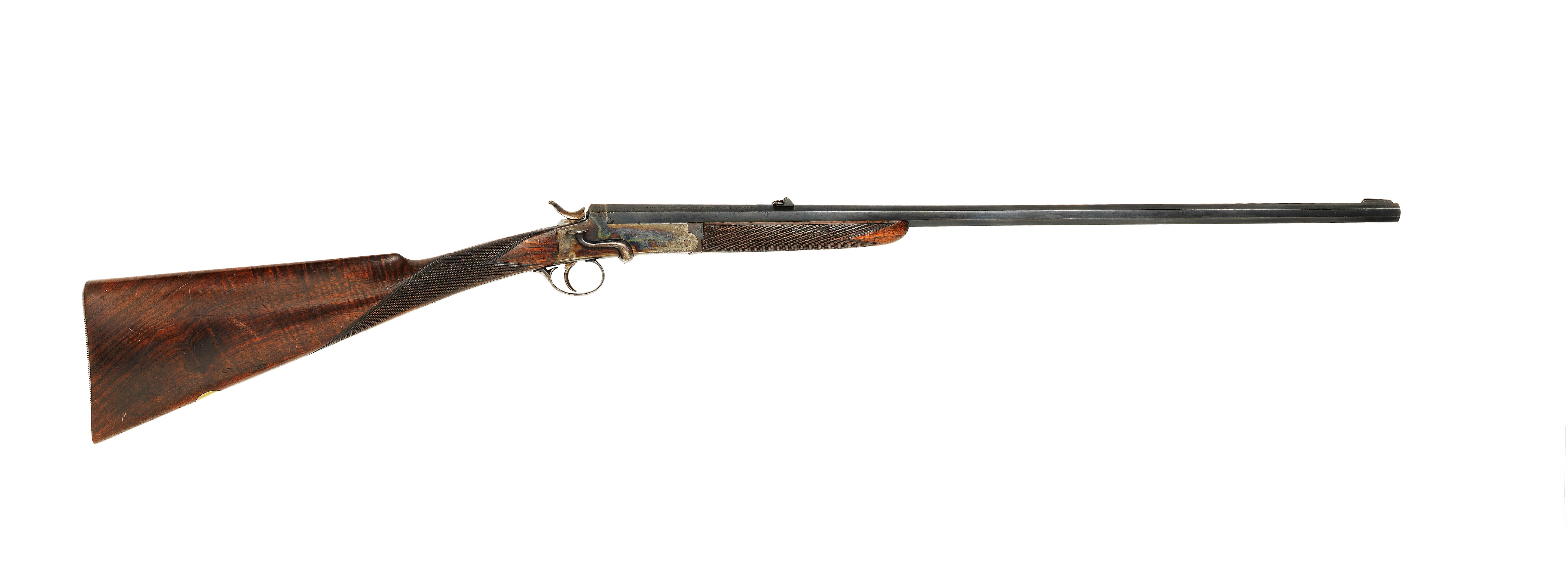 Bonhams : A .22(L.R.) hammer rook-rifle by W.J. Jeffery, no. 12958/P1725