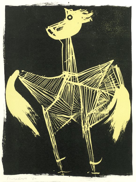 Bonhams : Bernard Meadows (British, 1915-2005) Frightened Bird; Bird ...