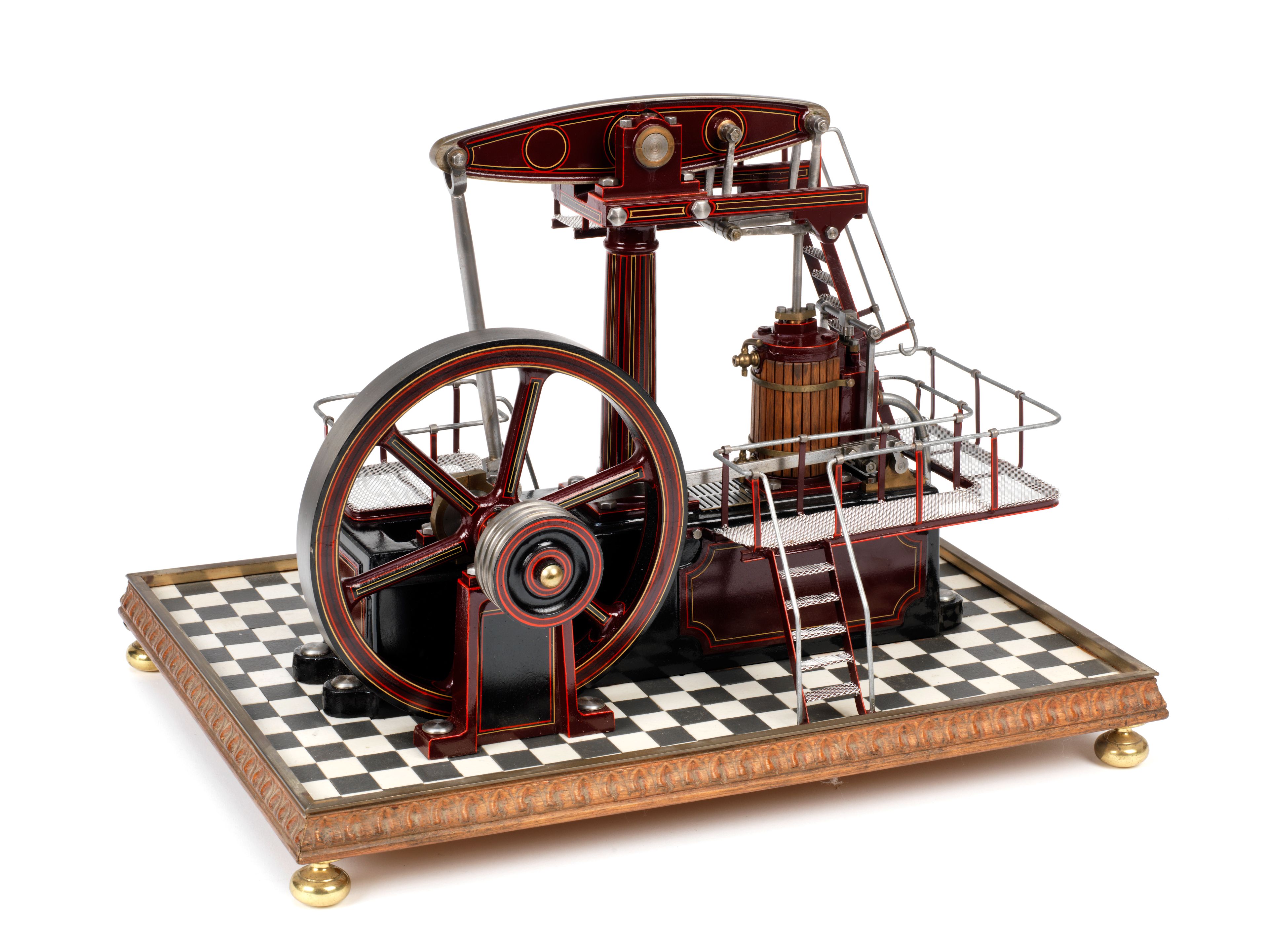 Bonhams Cars : An engineer's scale model of a Rotative Beam Engine,