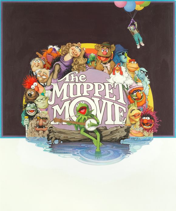 Bonhams : The Muppets: Original unused poster artwork for the film The ...