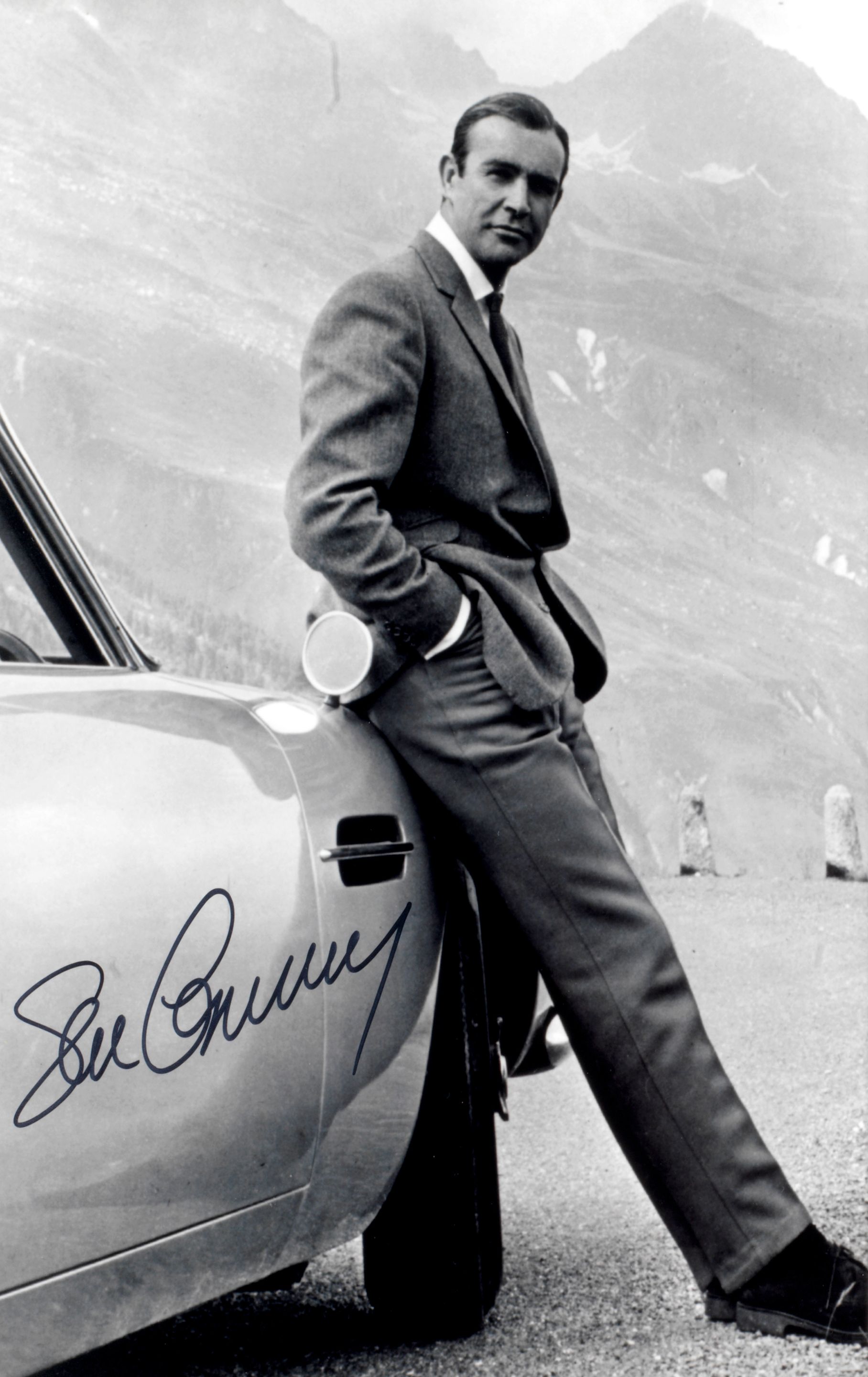 Bonhams Cars : A signed photograph of Sean Connery as James Bond with ...