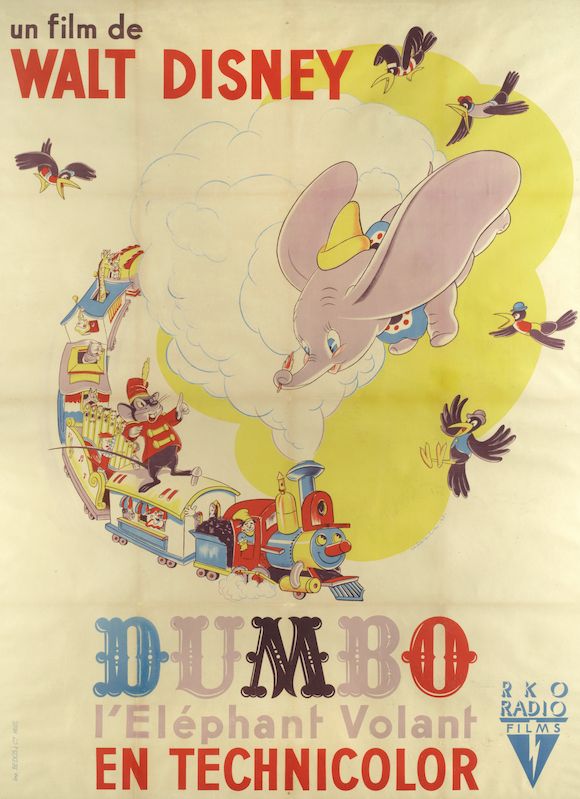 Bonhams : Dumbo (Dumbo, L'Eléphant Volant), RKO Radio Pictures, 1947,