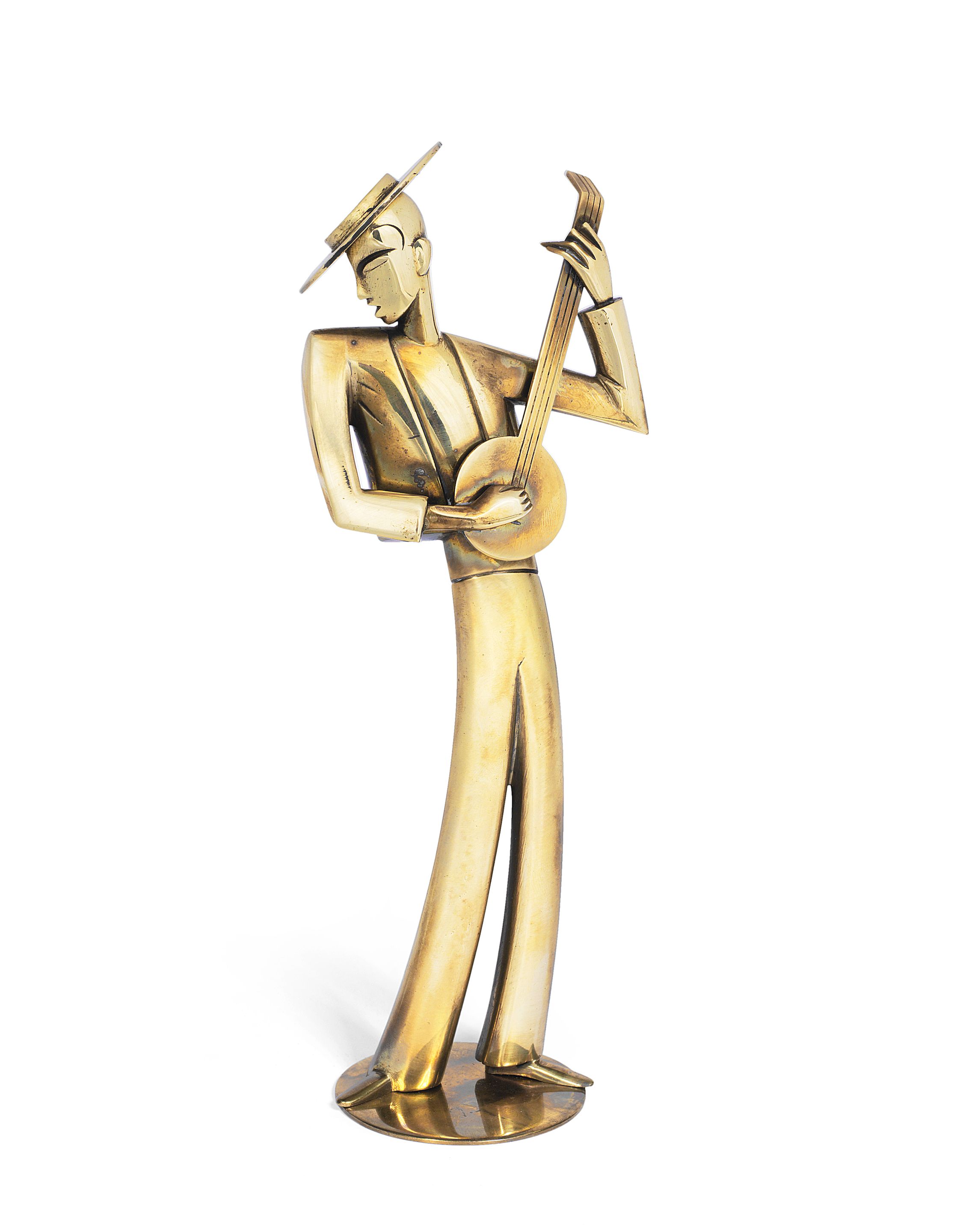 Bonhams : Hagenauer a Modernist Brass Study of a Spanish Mandolin ...