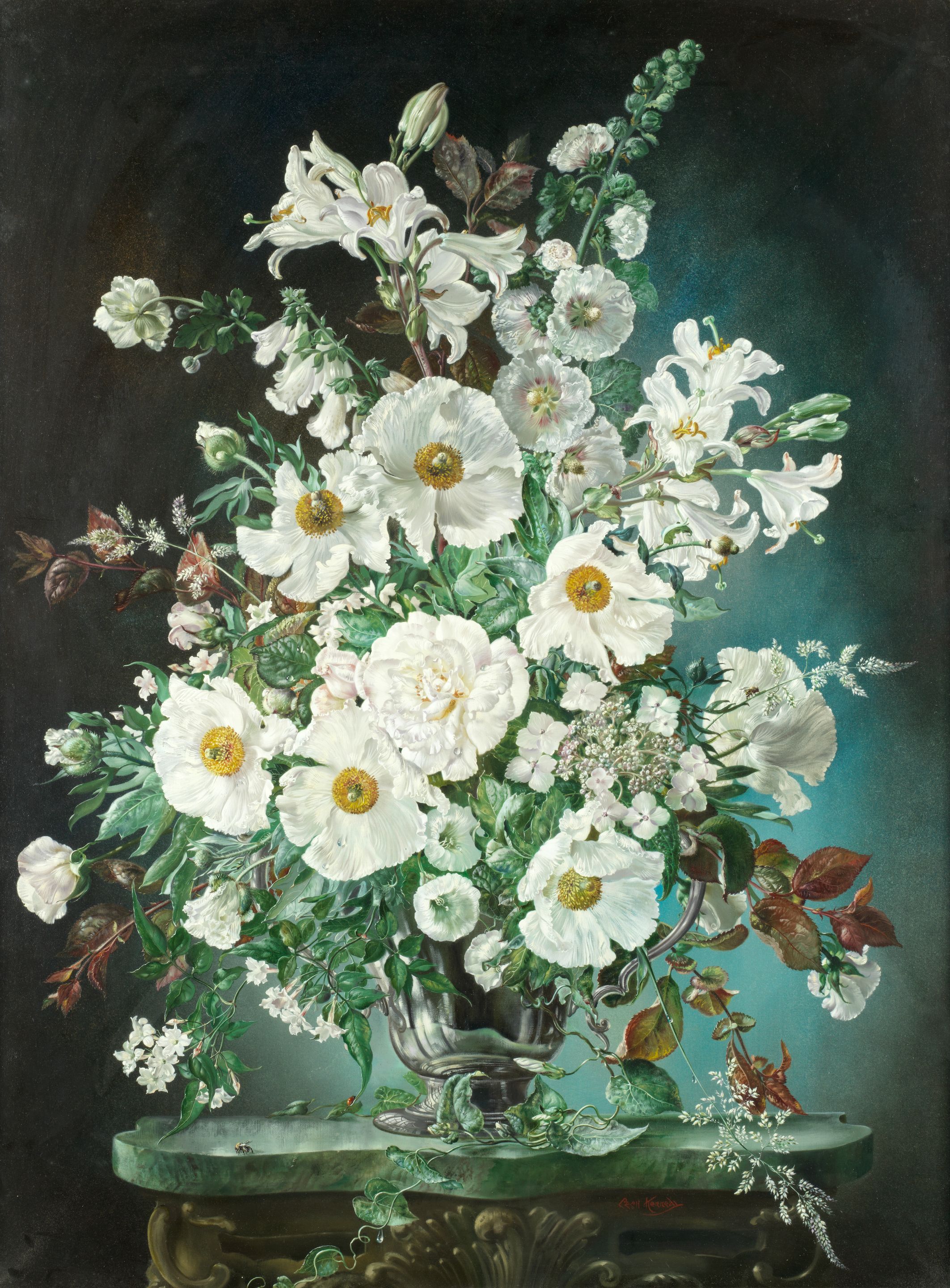 Bonhams : Cecil Kennedy (British, 1905-1997) An arrangement in white
