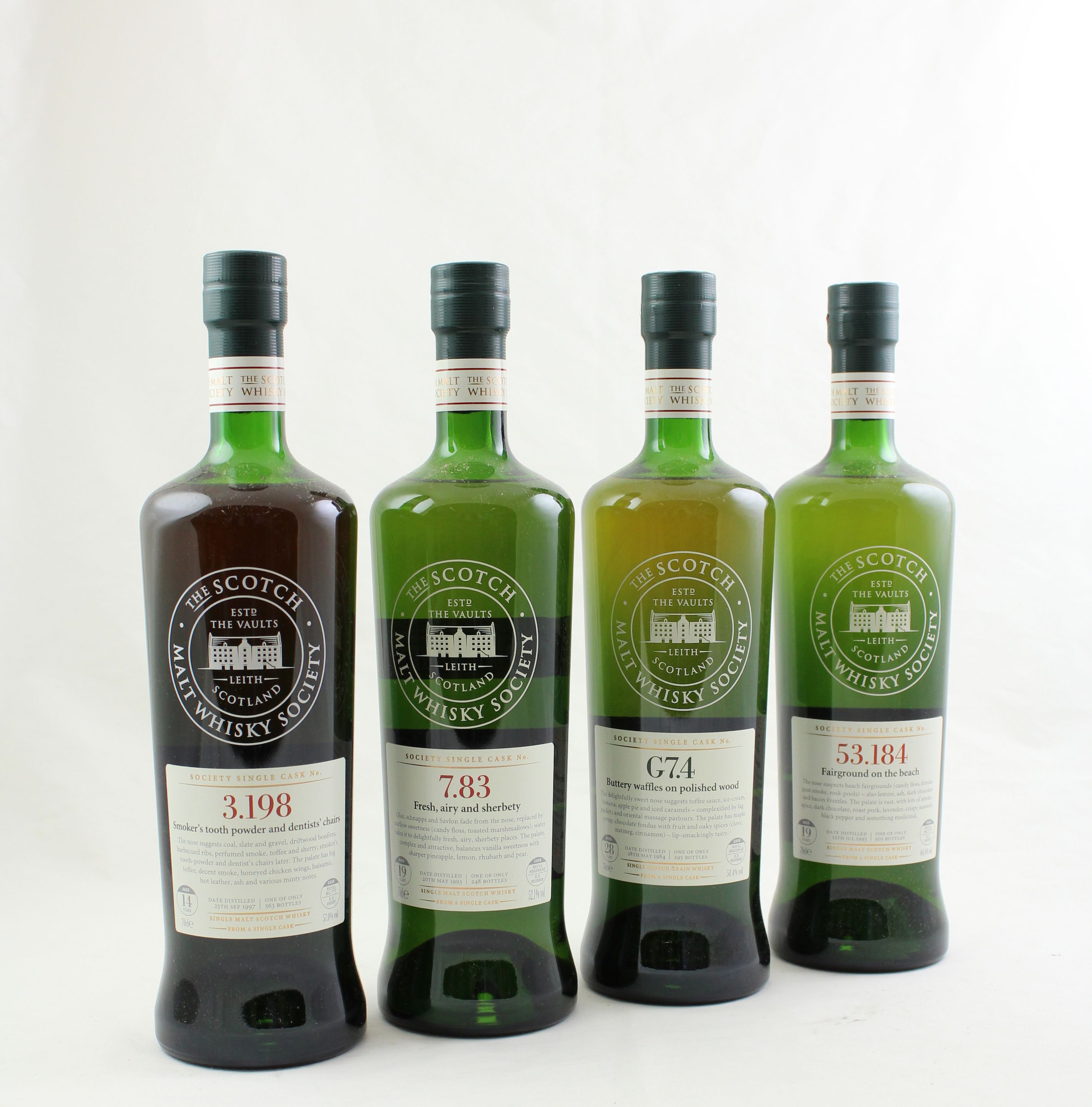 Bonhams : SMWS 3.198-14 year old SMWS 7.83-19 year old SMWS G7.4-28 ...