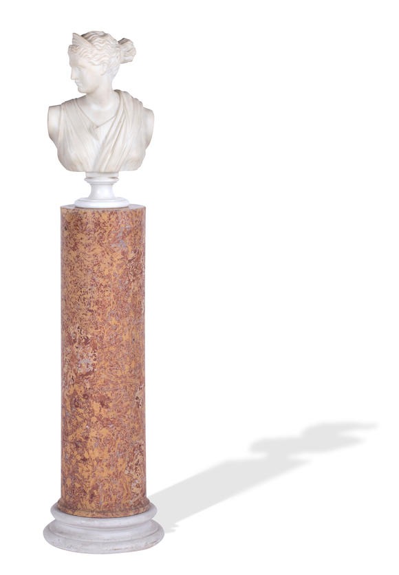 Bonhams A 19th Century Carved Marble Bust