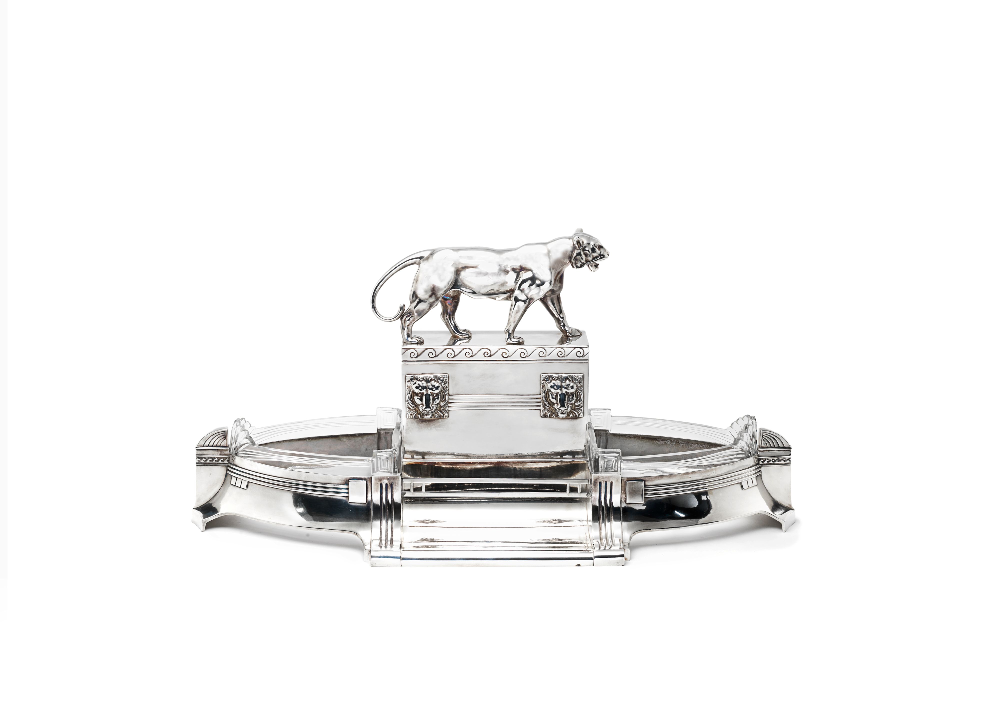 Bonhams : WMF An Impressive Plated Metal and Glass Centrepiece with ...