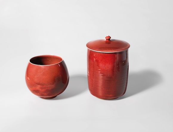 Bonhams : Rupert Spira (British, 1960-) A Vase and a Jar and Cover ...