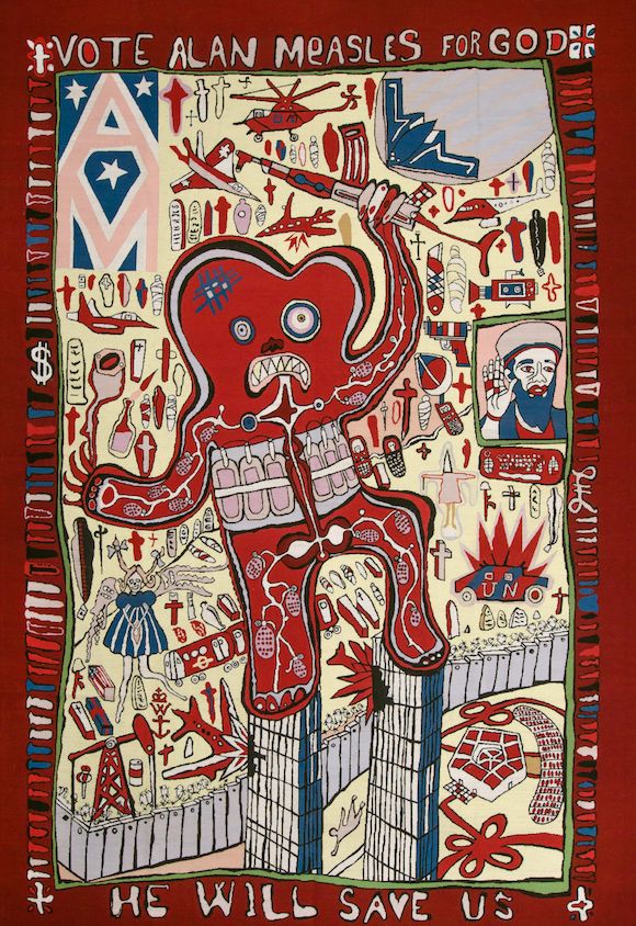 Bonhams : Grayson Perry (British, born 1960) Vote Alan Measles for God ...