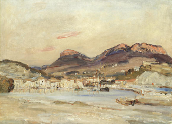 Bonhams Fred Mayor British 1865 1916 View Of Cassis