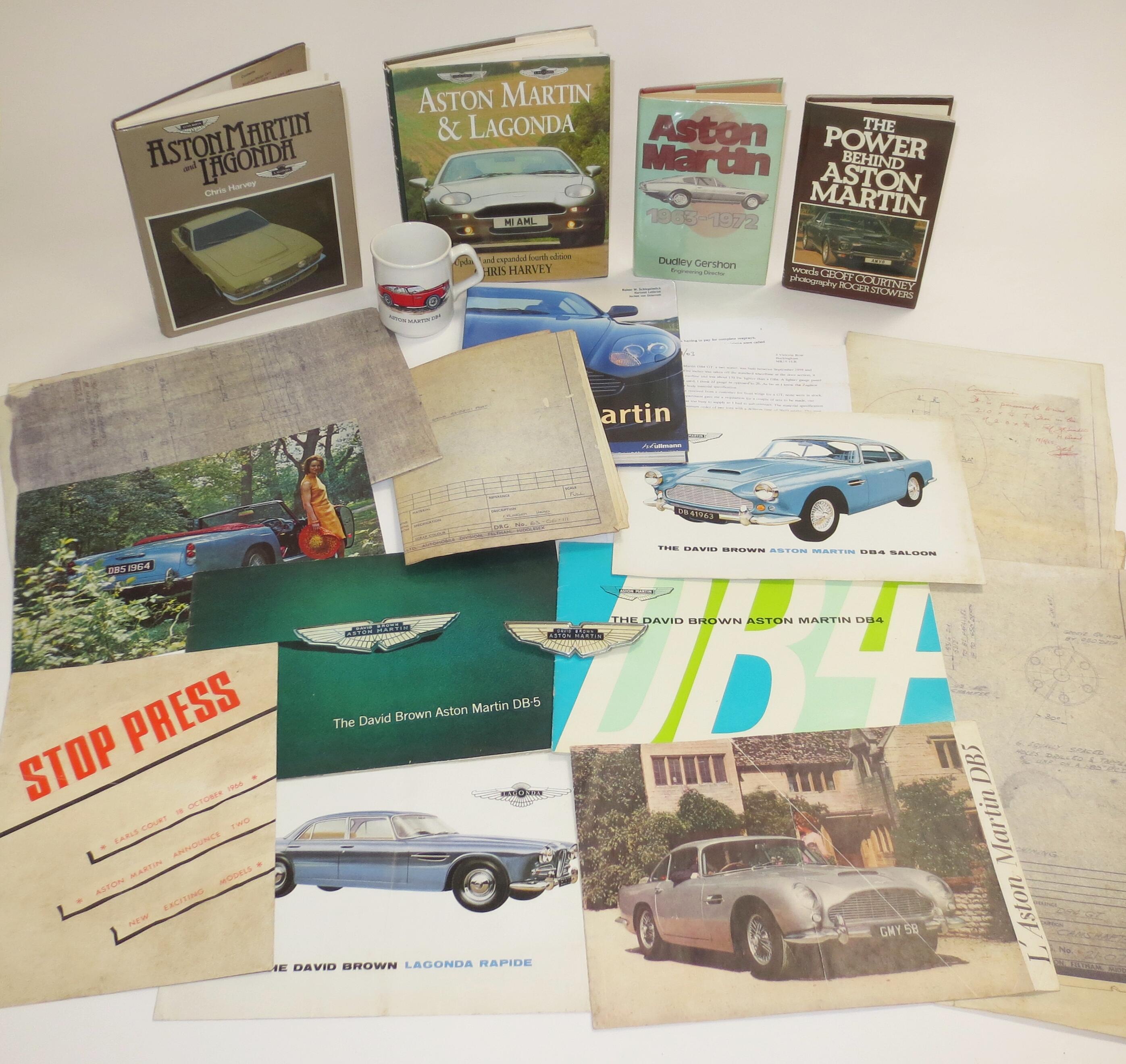 Bonhams Cars : A collection of Aston Martin sales brochures and other ephemera, ((Qty))