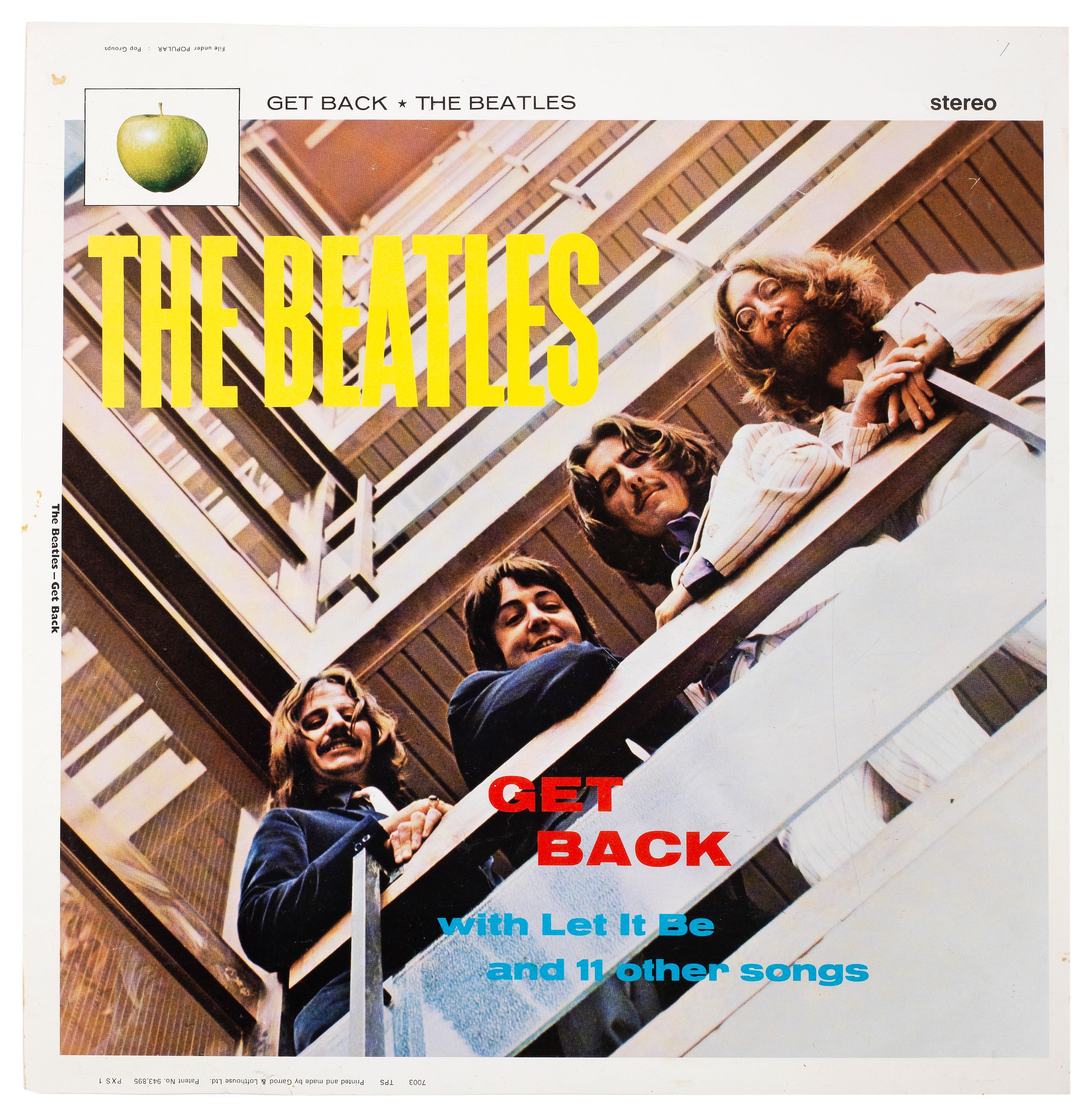 The Beatles: 'Get Back' unissued album cover proofs - auctions & price ...