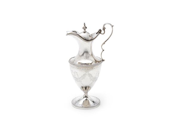 Bonhams : An unusually small George III Scottish silver ewer by William ...