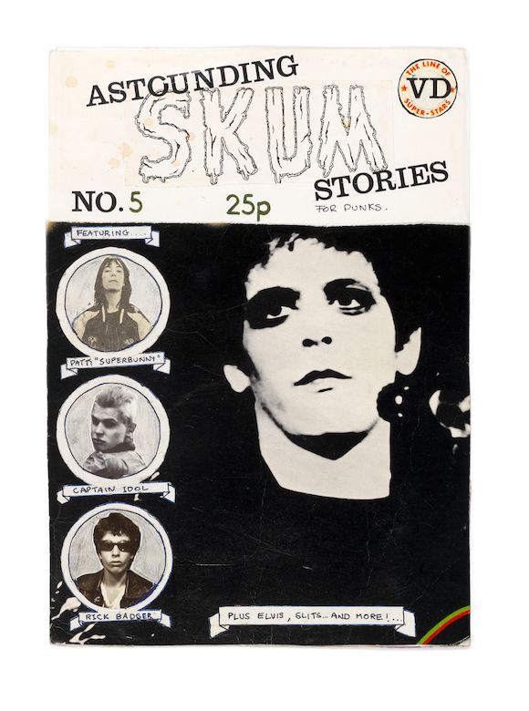 Bonhams : Punk: 'Skum' No.5 original fanzine artwork, 1977,