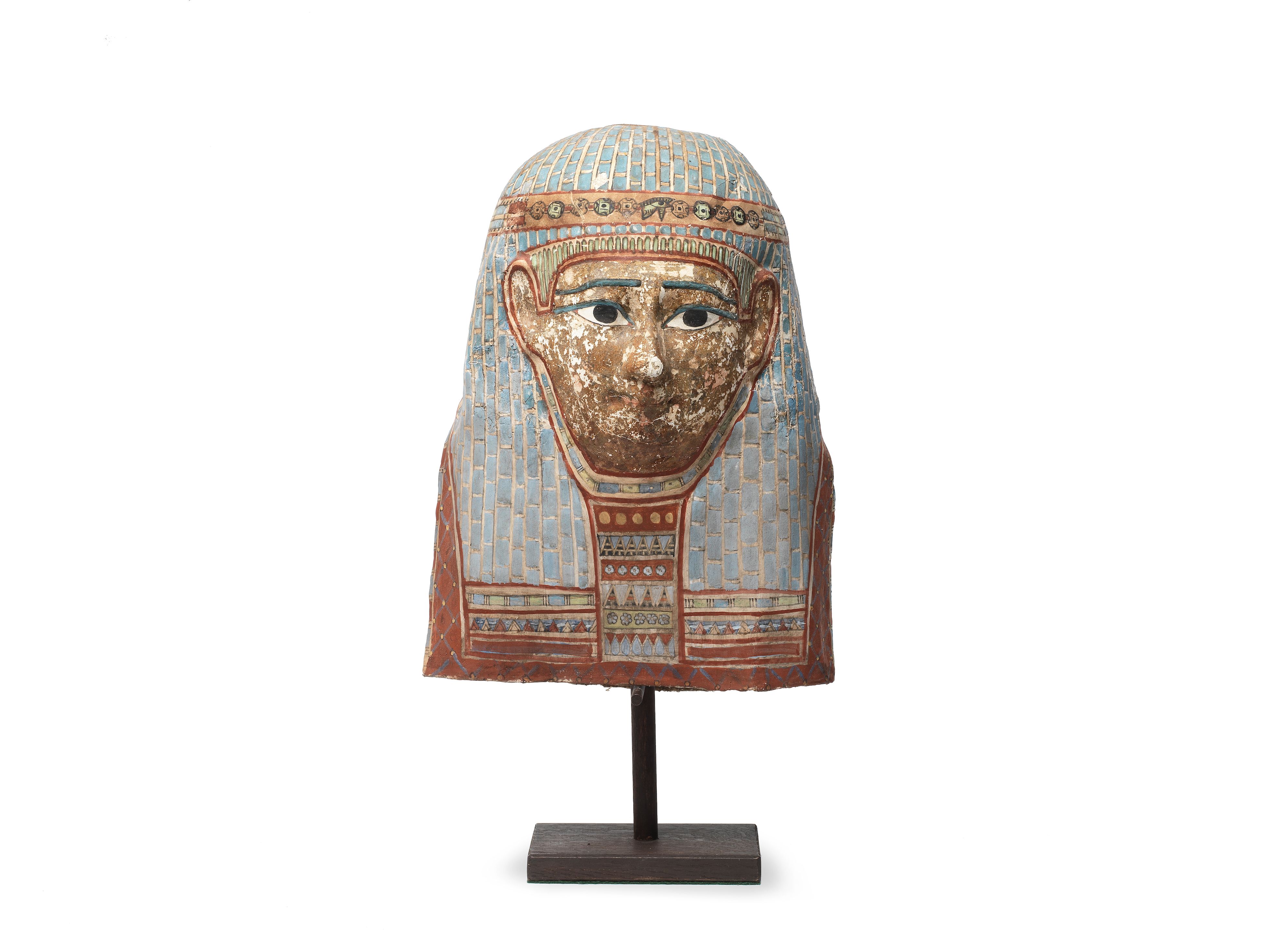 Bonhams : An Egyptian cartonnage mummy mask