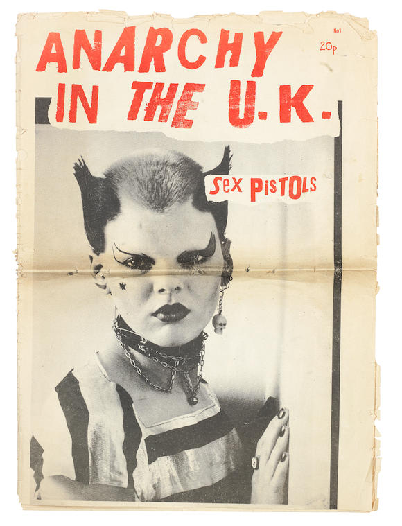 Bonhams Sex Pistols Anarchy In The Uk Fanzine 1976 