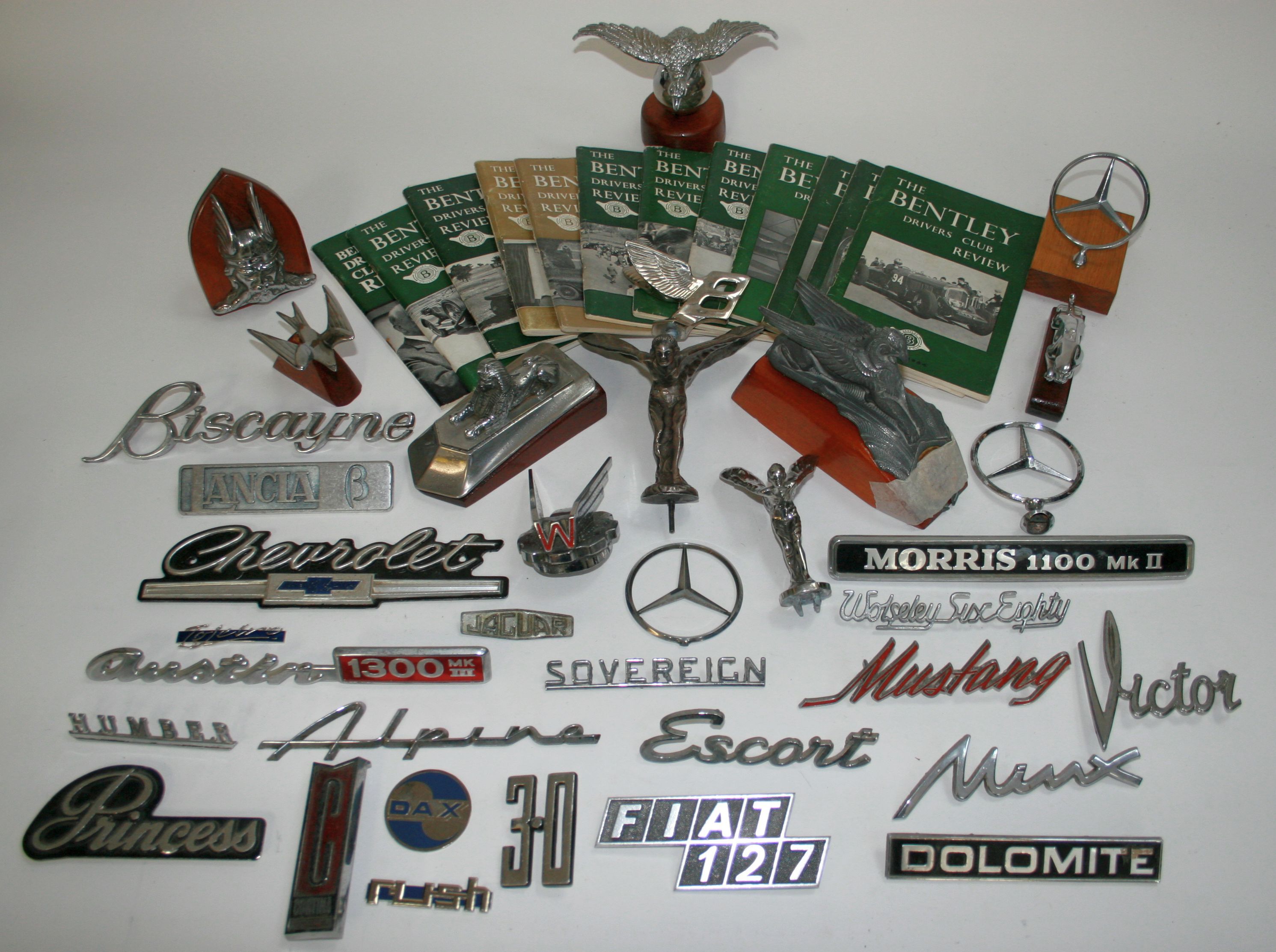 Bonhams Cars : A collection of car mascots, hood ornaments and marque ...