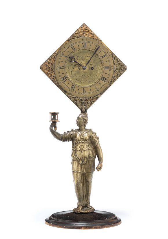 Bonhams : An interesting 18th century spring driven figural timepiece ...