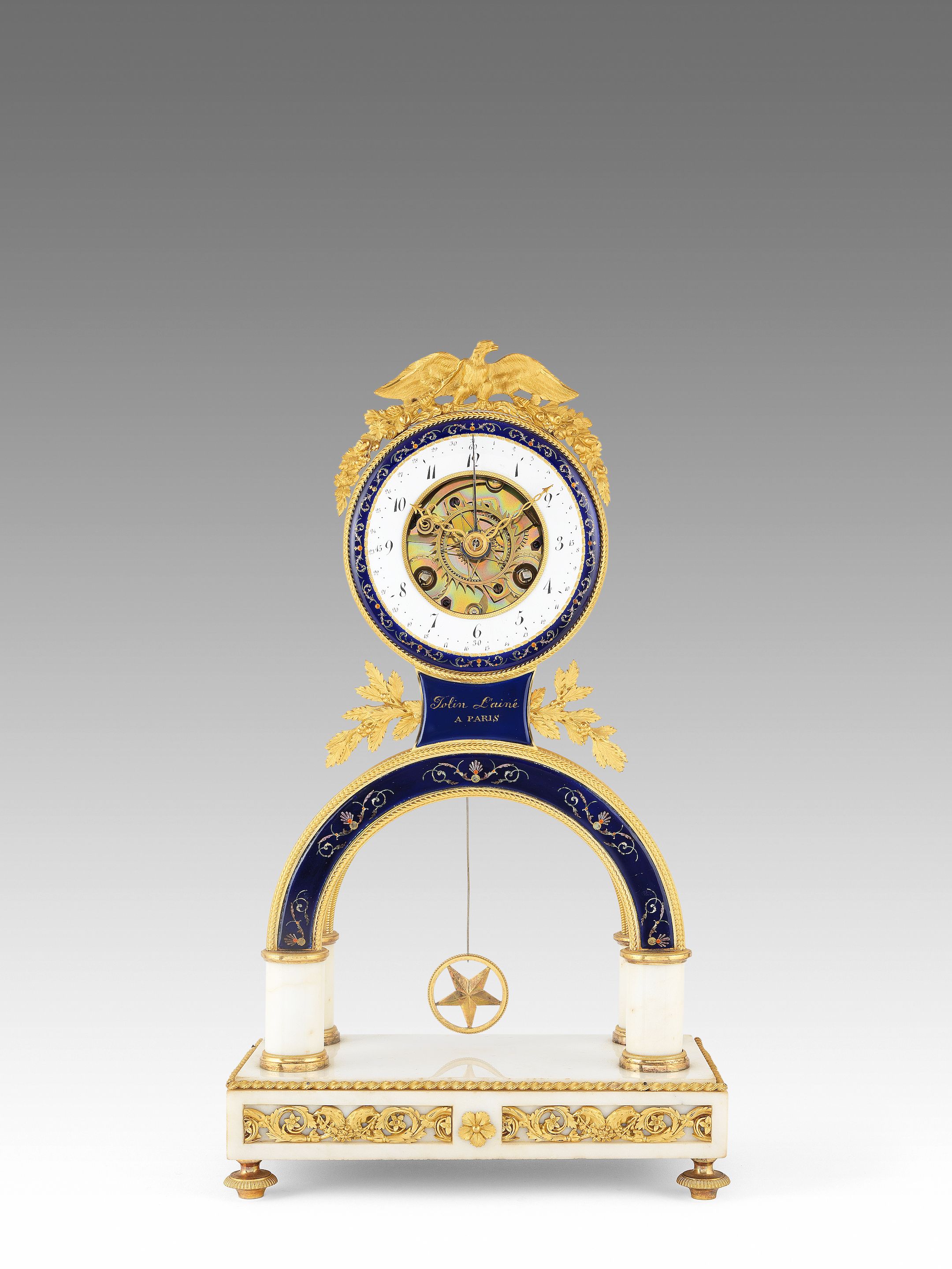 Bonhams : A fine early 19th century French ormolu-mounted marble and ...