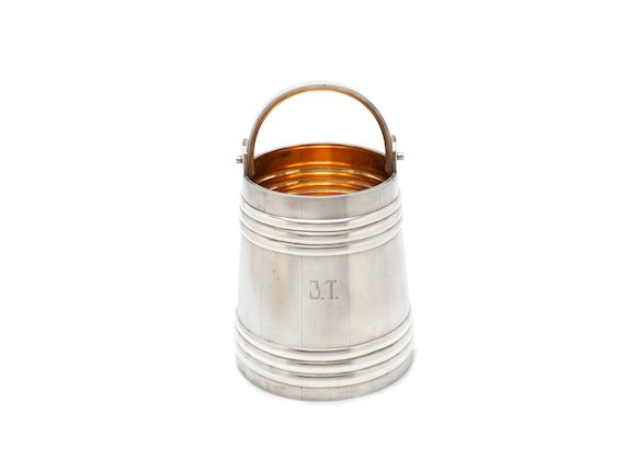 Bonhams : A large 19th century Russian silver pail by Manselius Otto ...