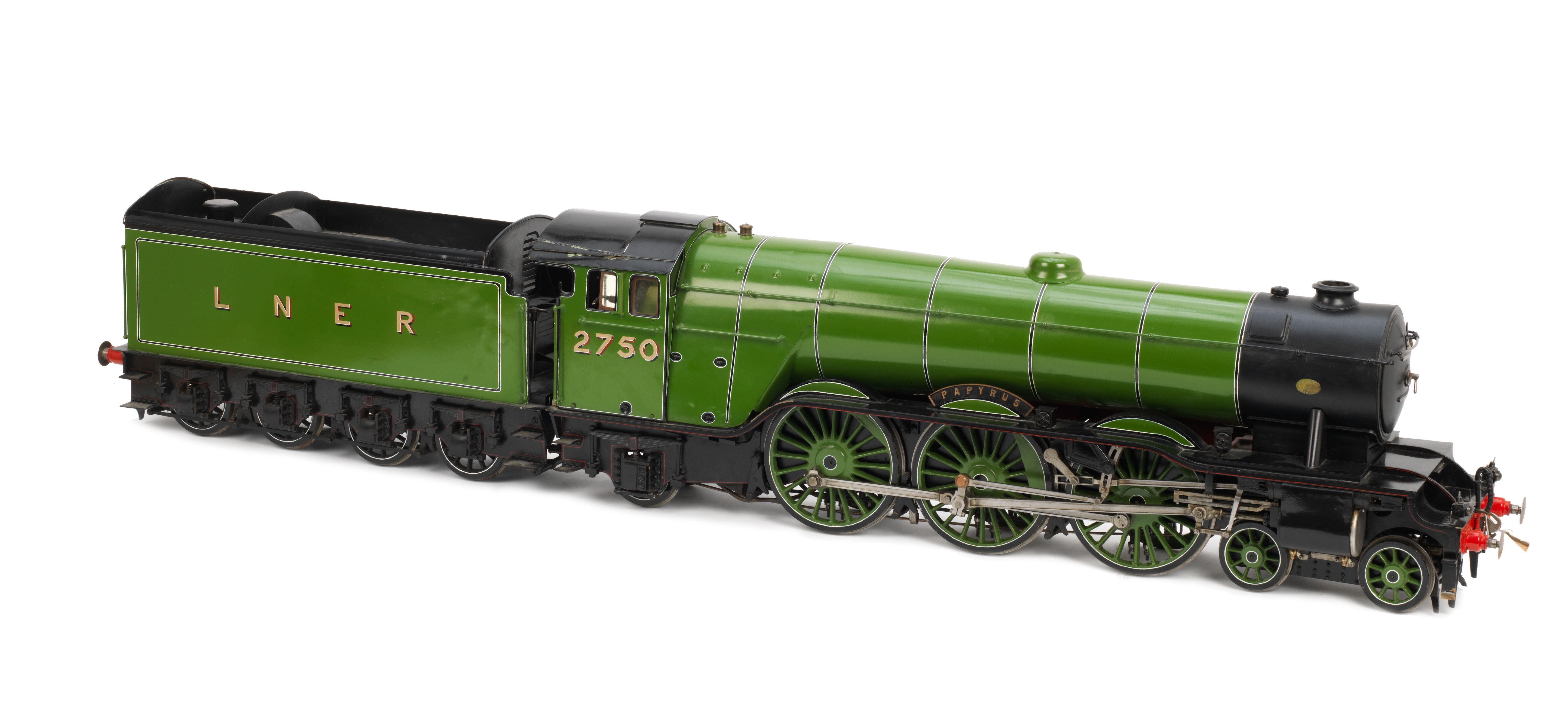 Bonhams Cars : 3½ inch gauge L.N.E.R. A3 class 4-6-2 "Papyrus" number ...