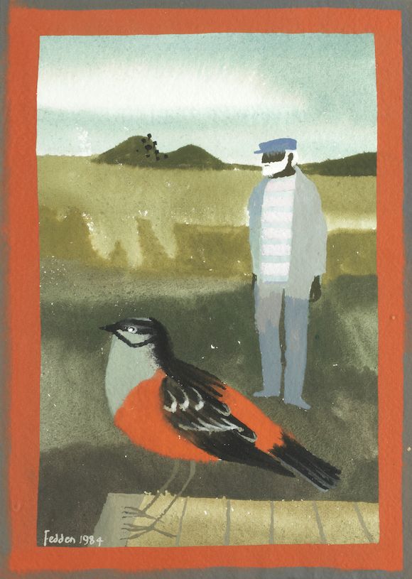 Bonhams : Mary Fedden R.A. (British, 1915-2012) Julian and the Bird