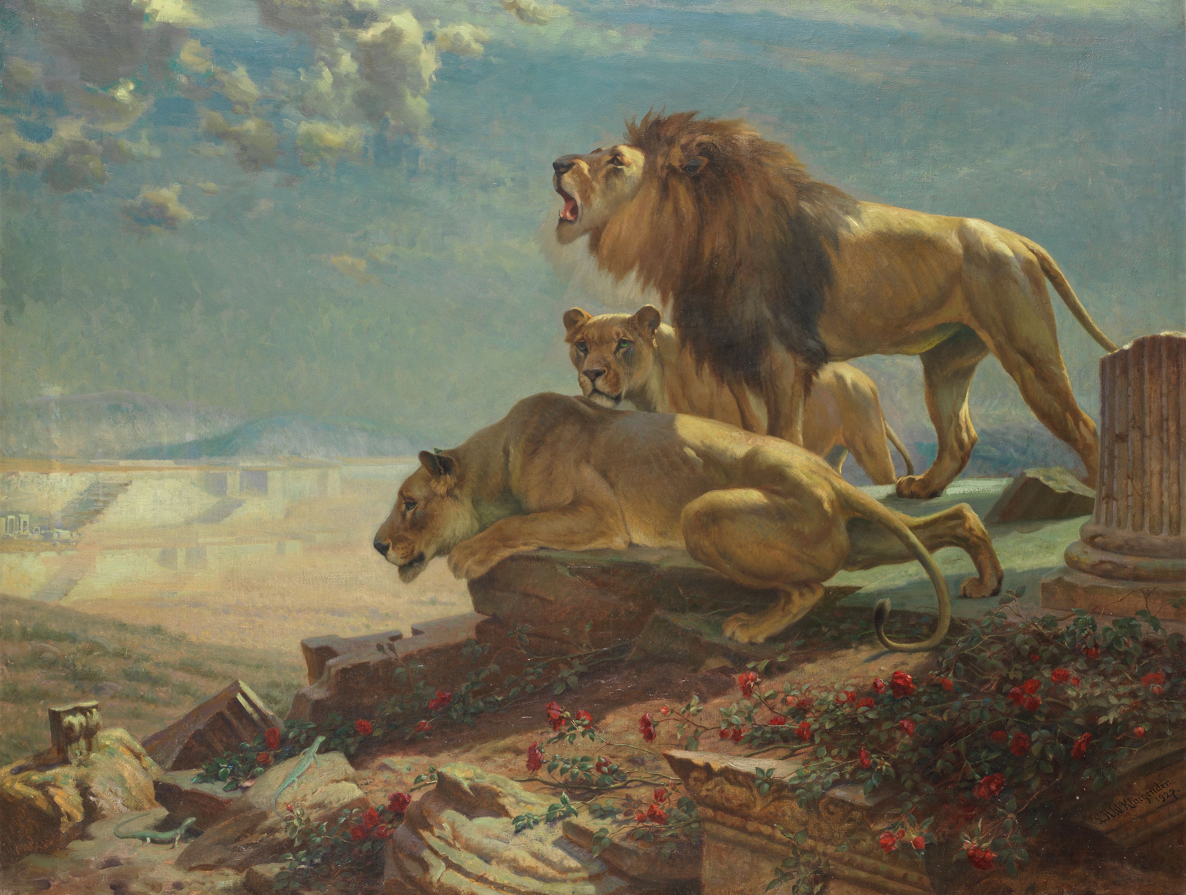 Bonhams : Louis Henry Weston Klingender (British, 1861-1950) Guardians ...