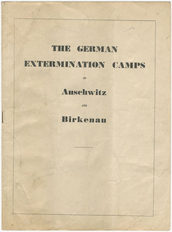Bonhams : WORLD WAR II - HOLOCAUST The German Extermination Camps of ...